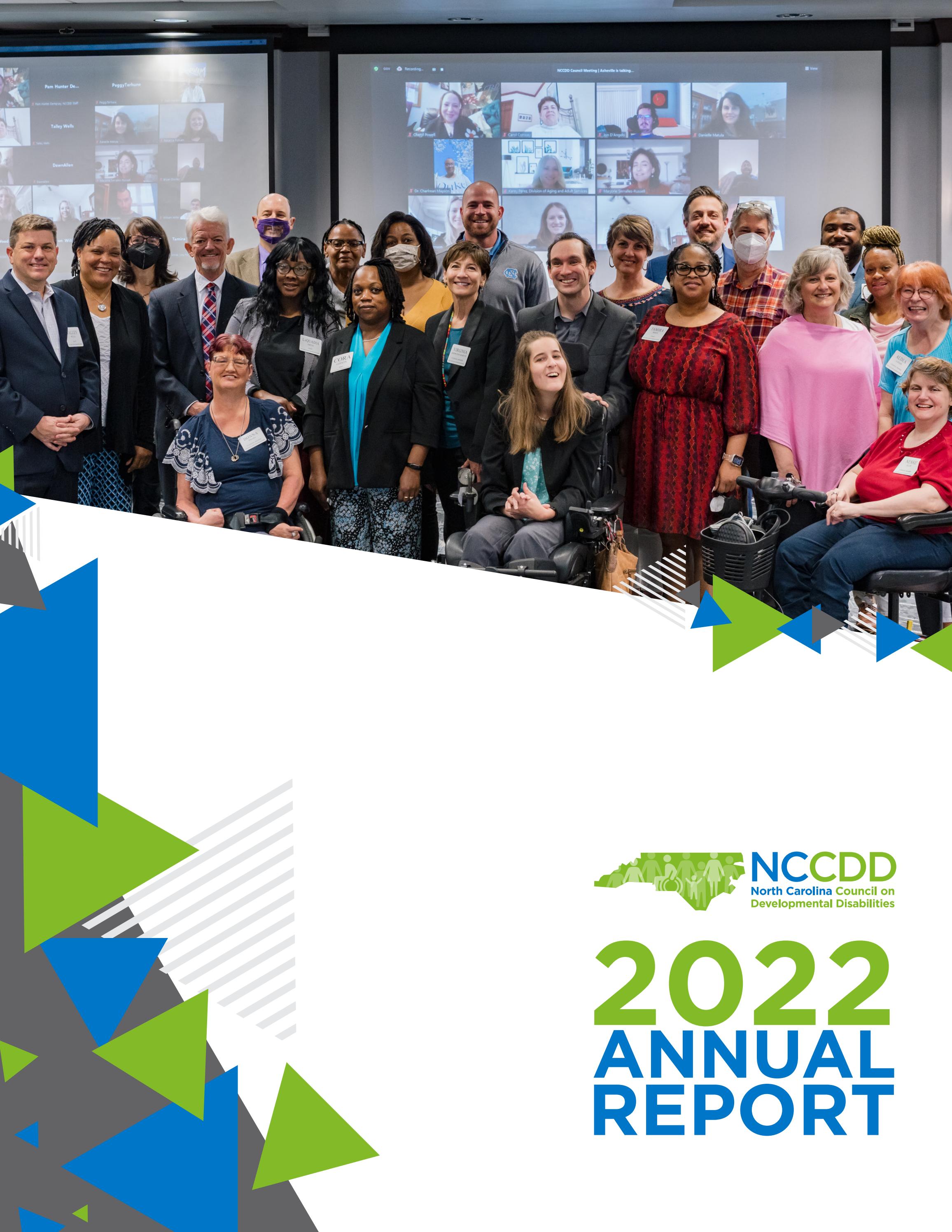2022 Annual Report by North Carolina Council on Developmental ...