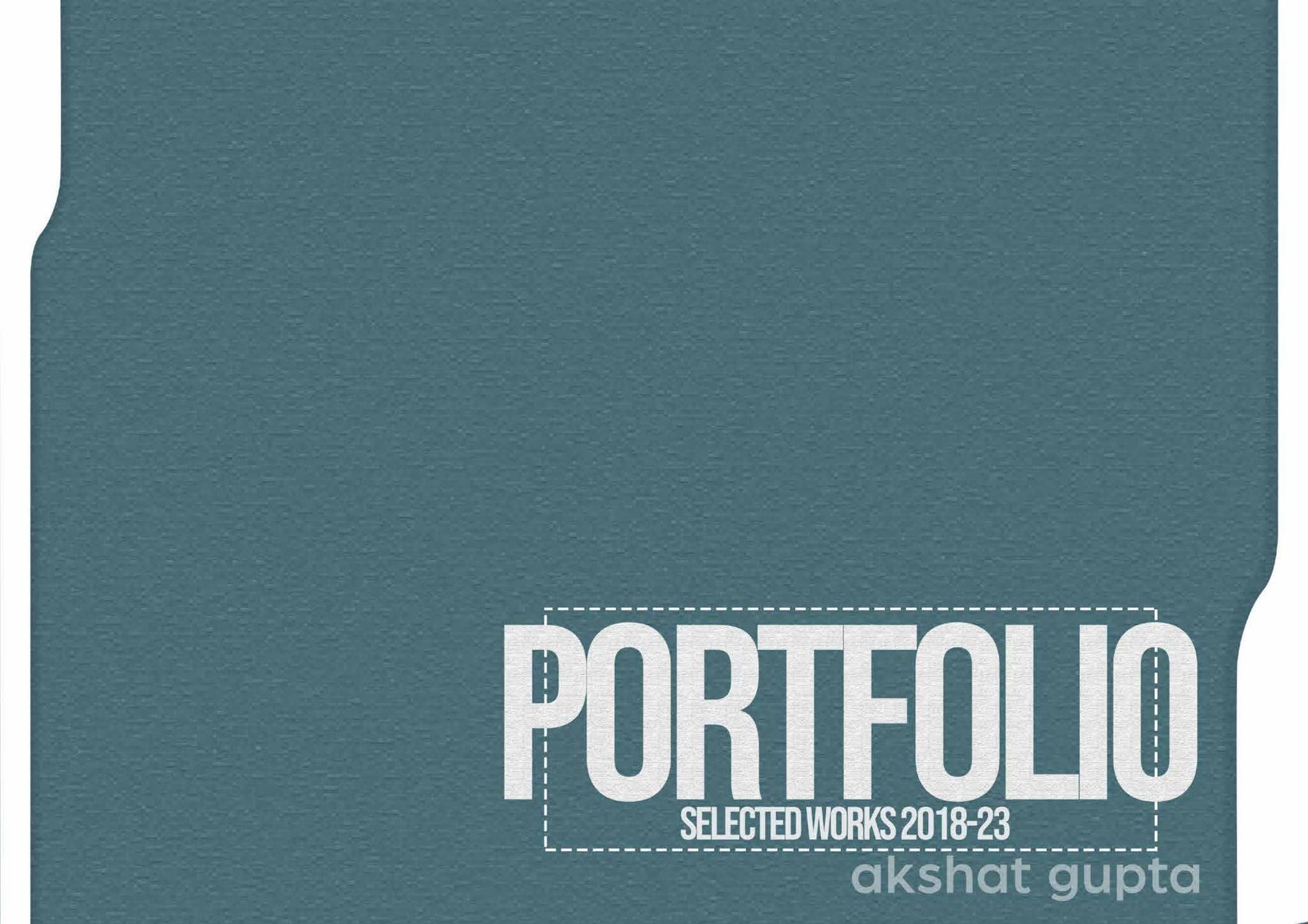 Architecture Portfolio 2023 by Akshat Gupta - Issuu
