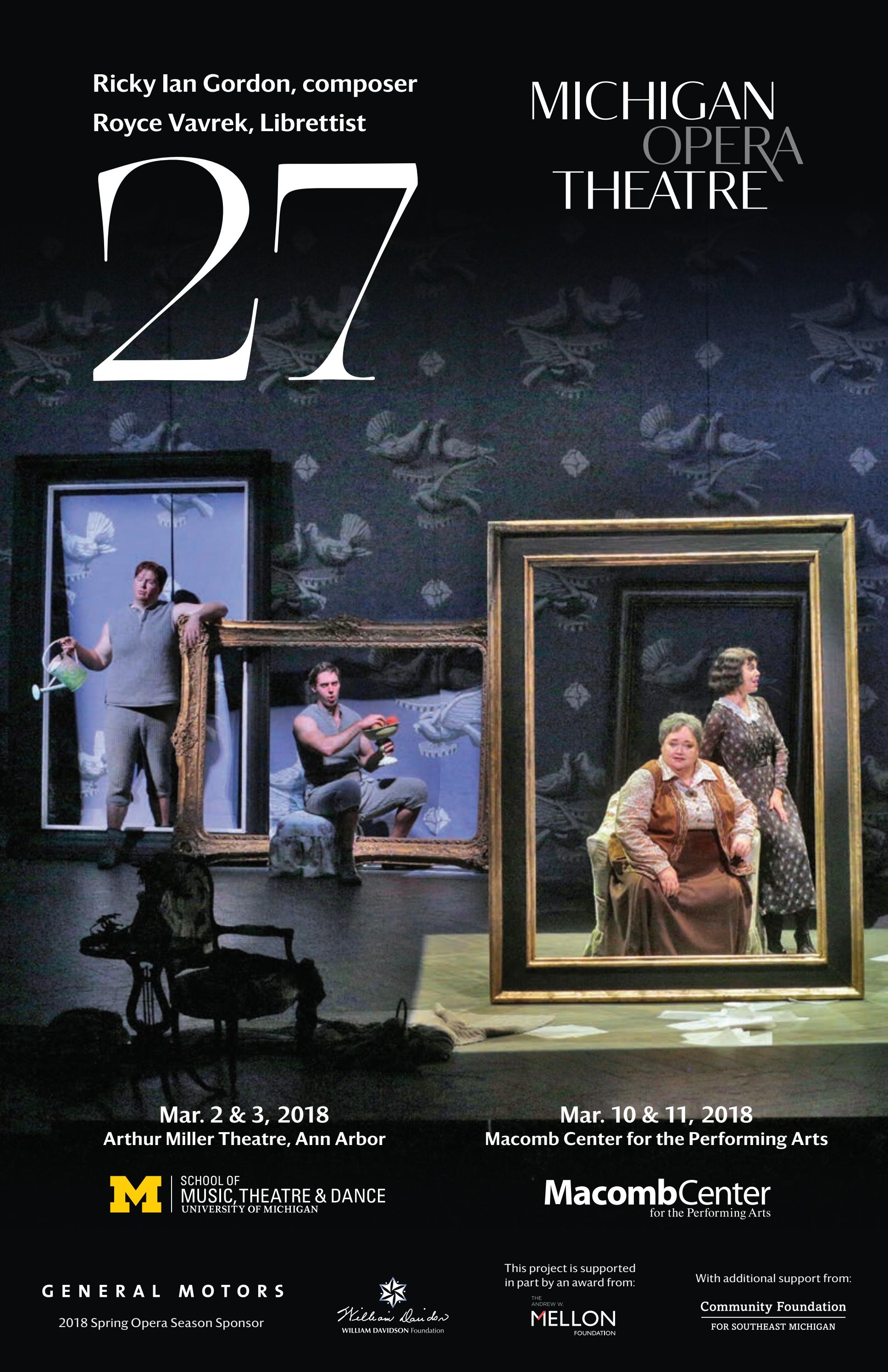 PROGRAM: 27 March 2018 by Detroit Opera - Issuu