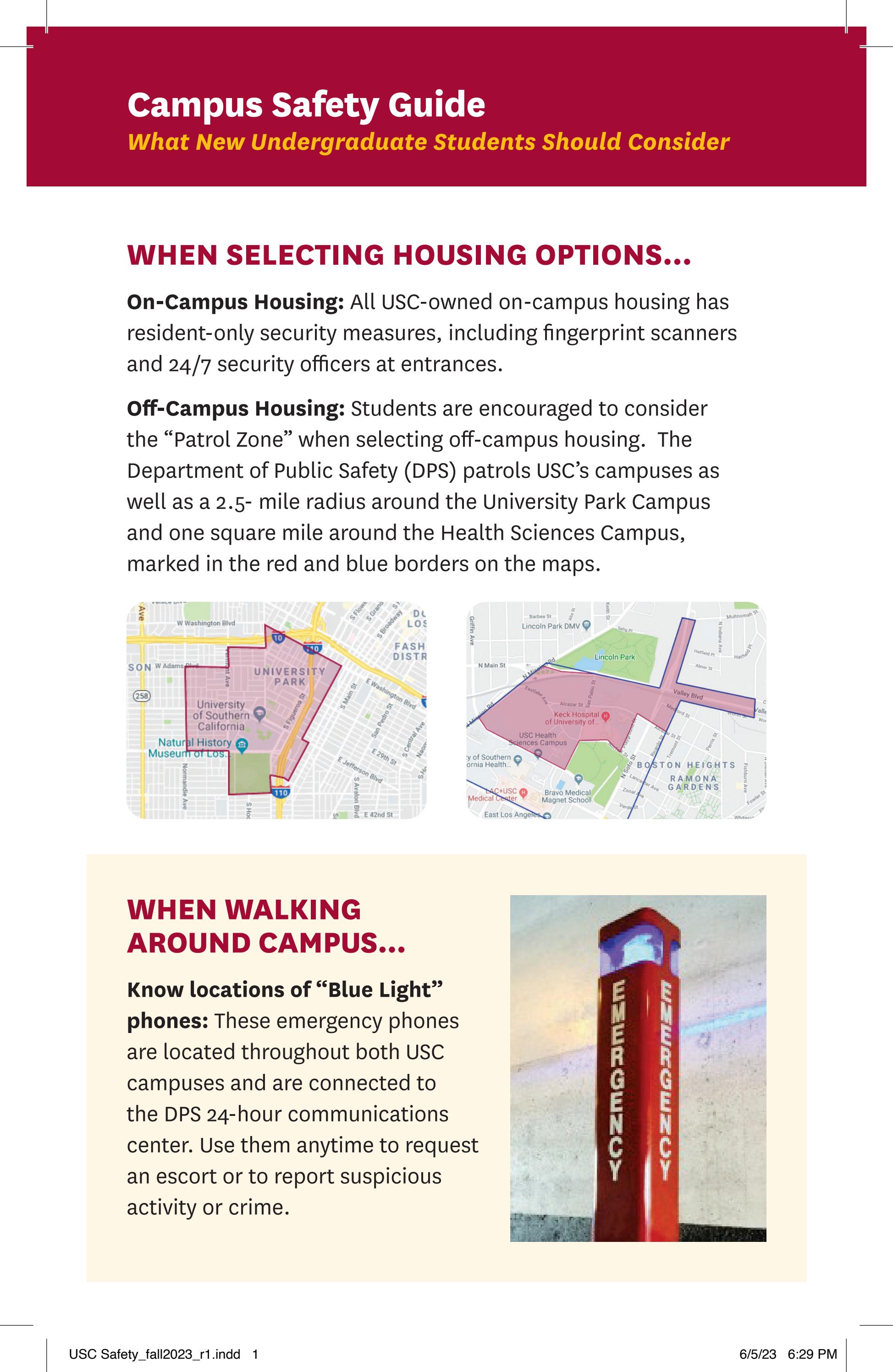 USC Safety Information by University of Southern California - Issuu