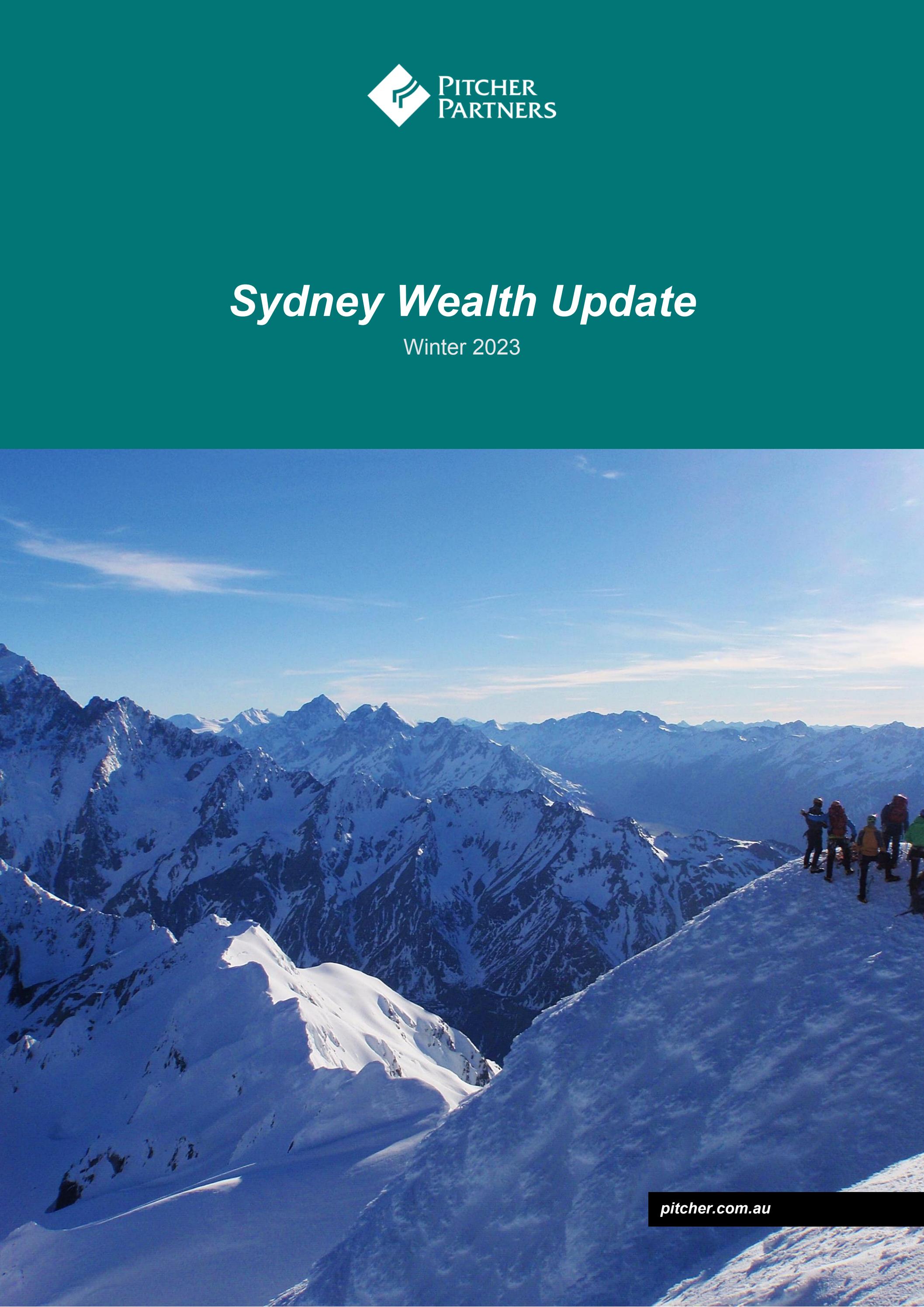 Sydney Wealth Management Update Winter 2023 by Pitcher Partners - Issuu