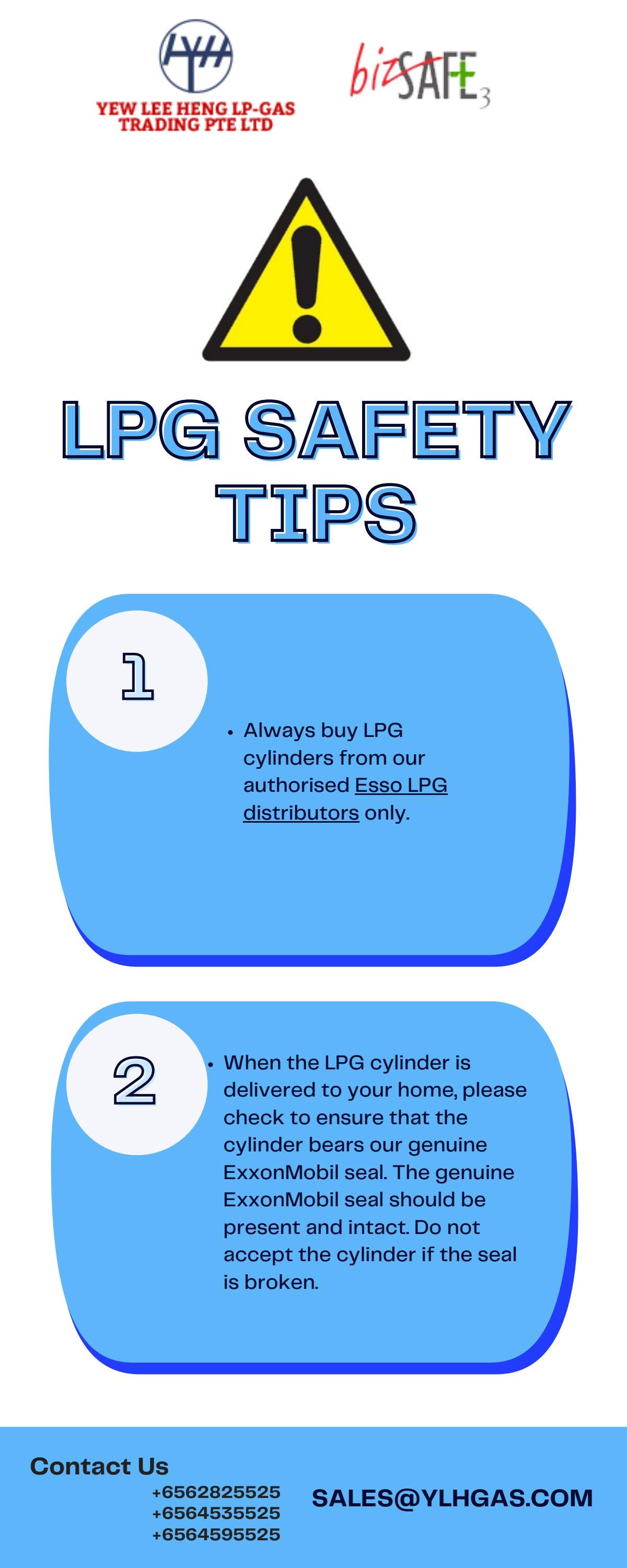 LPG Gas Safety Tips | Yew Lee Heng LP-Gas Trading by Ylhgas Gas - Issuu