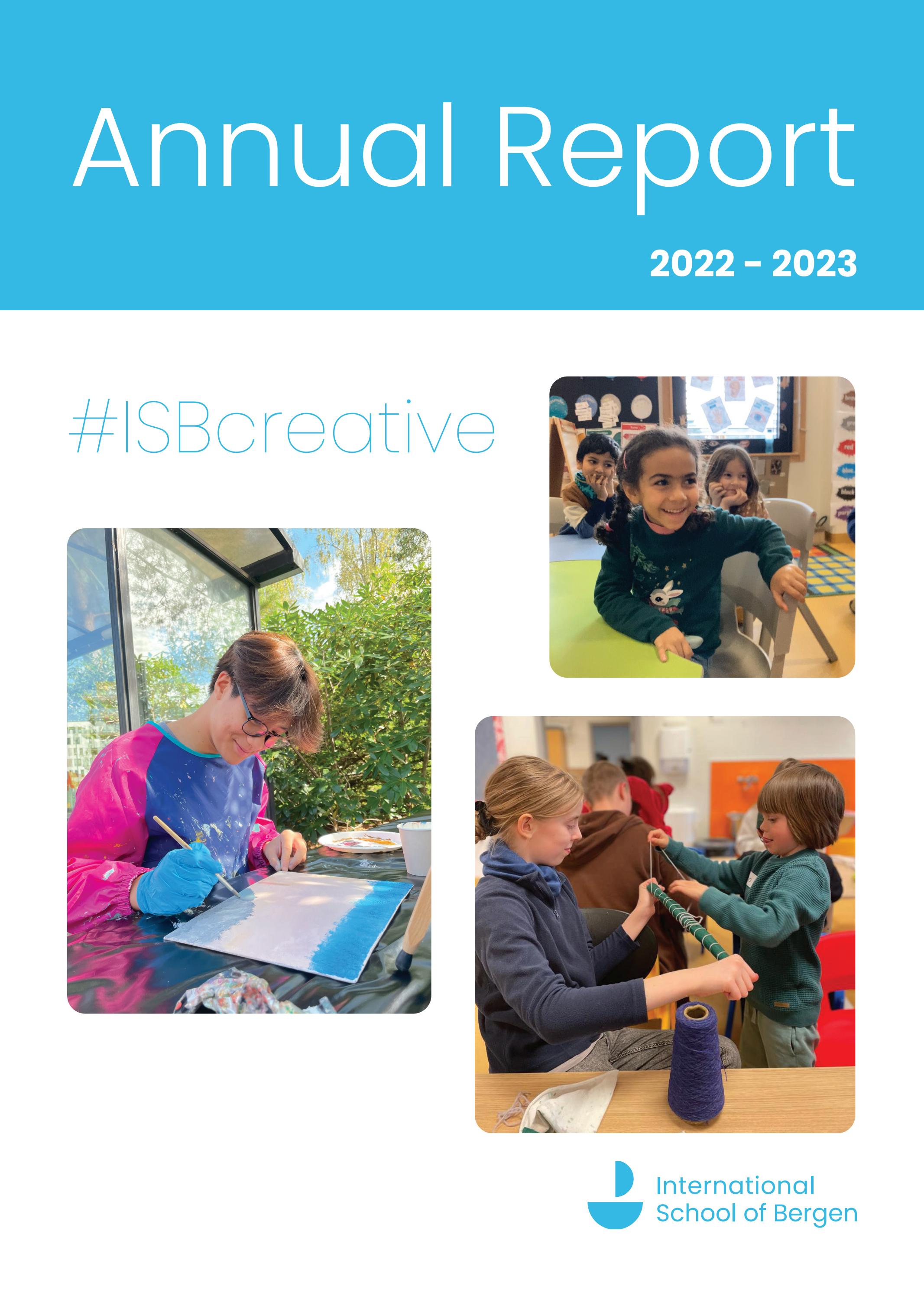 ISB Annual Report 2022 - 2023 by International School of Bergen - Issuu
