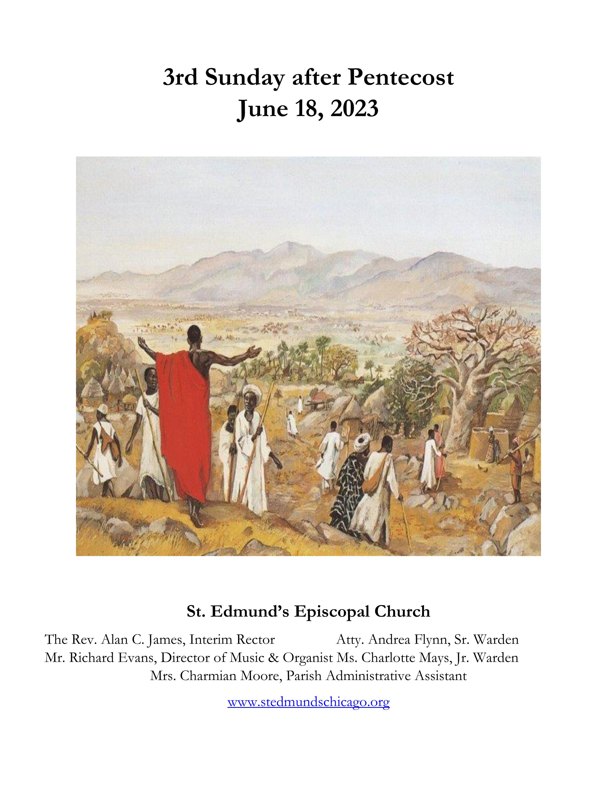 3rd Sunday after Pentecost 6-18-2023 by stedmundschurch - Issuu