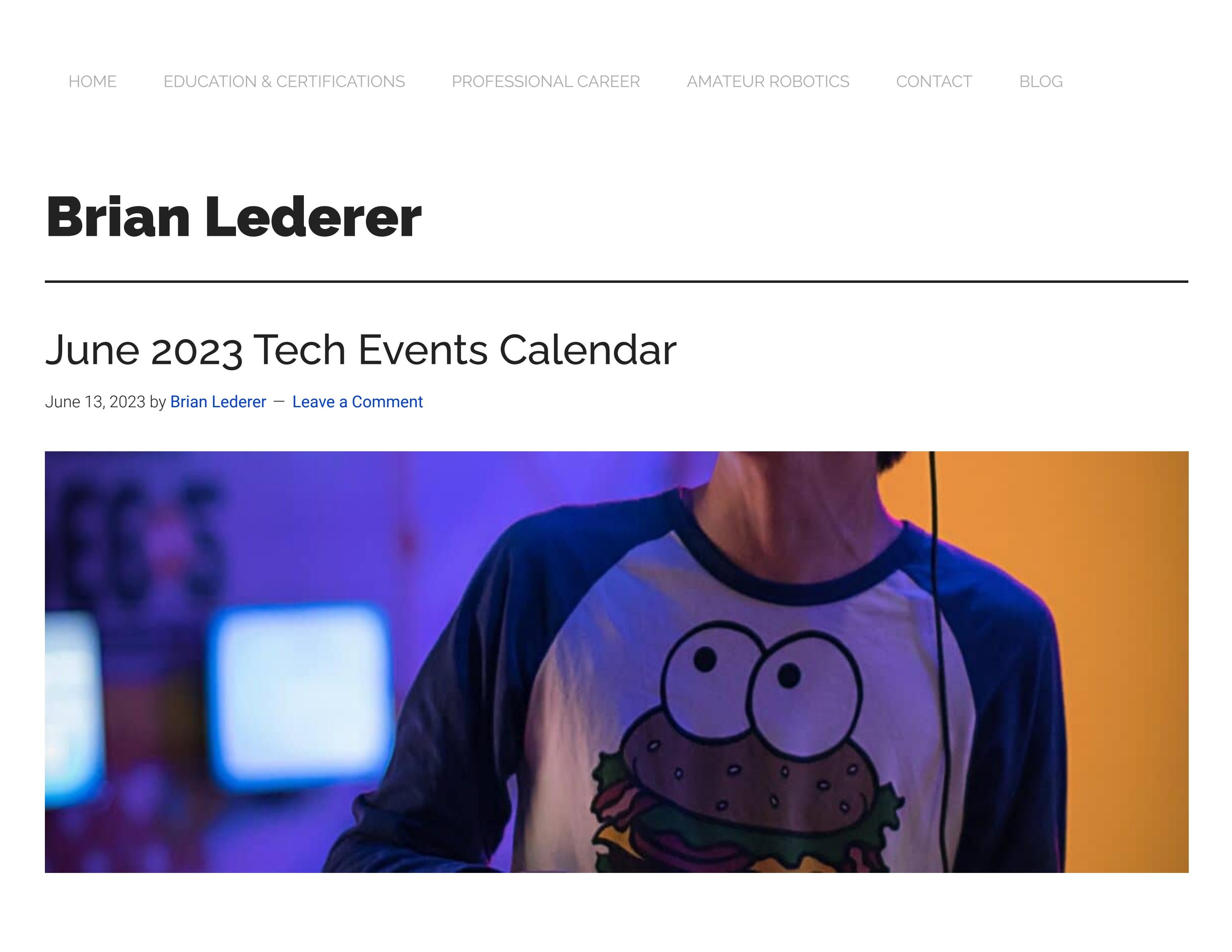 Brian Lederer's June 2023 Tech Events Calendar by Brian Lederer - Issuu