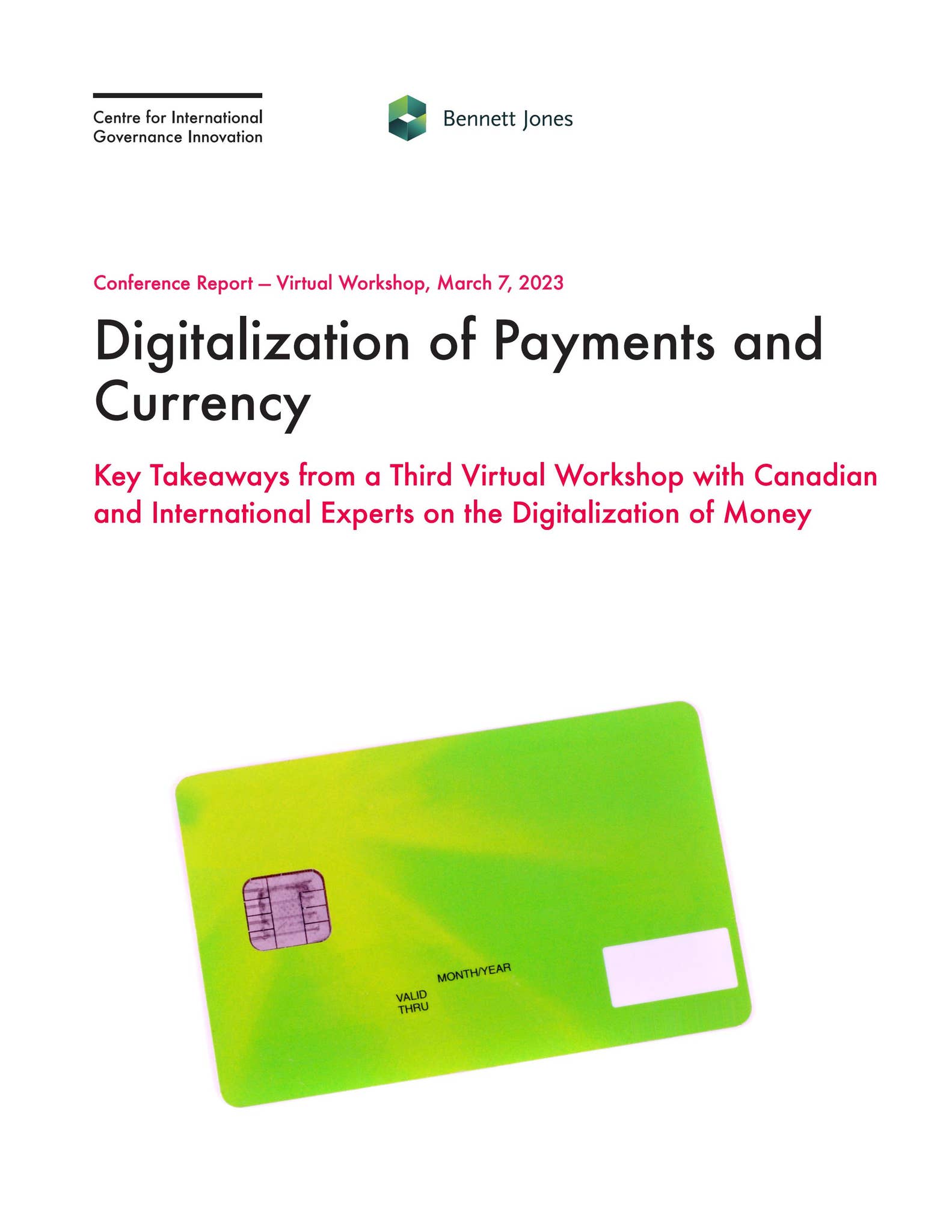Digitalization of Payments and Currency by Centre for International ...
