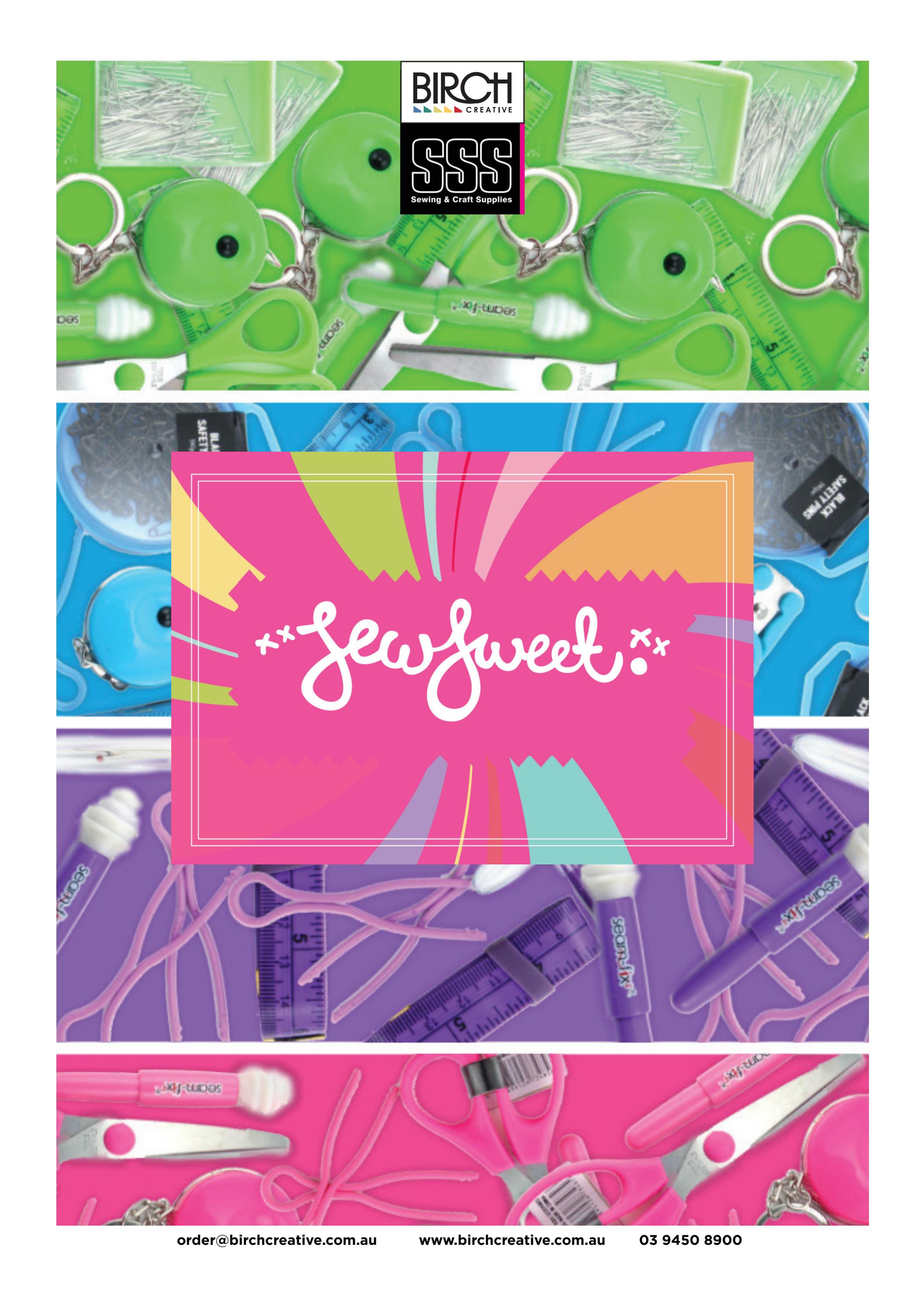 BIRCH CREATIVE - SSS - SEW SWEET CATALOGUE by Birch Creative - Issuu