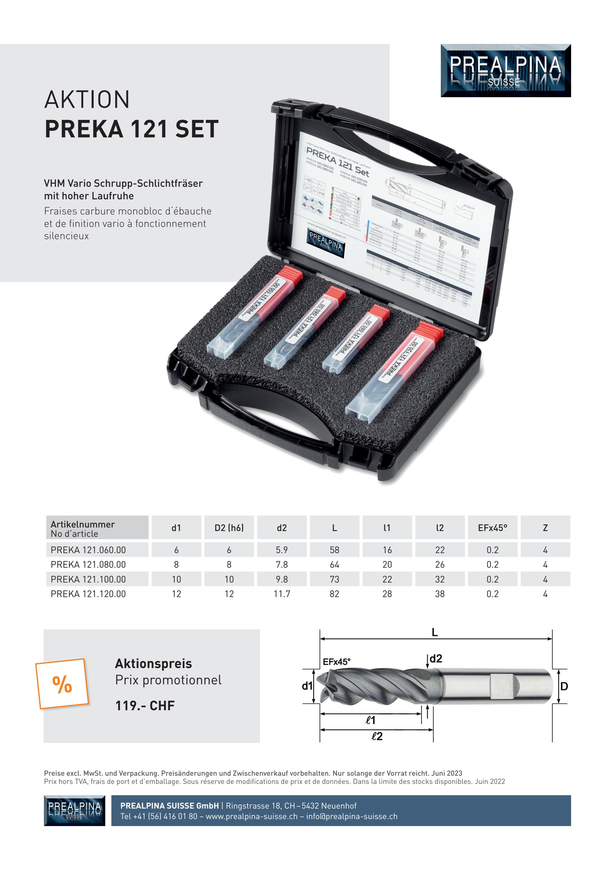 AKTION - PREKA 121 SET by Prealpina Suisse GmbH - Issuu