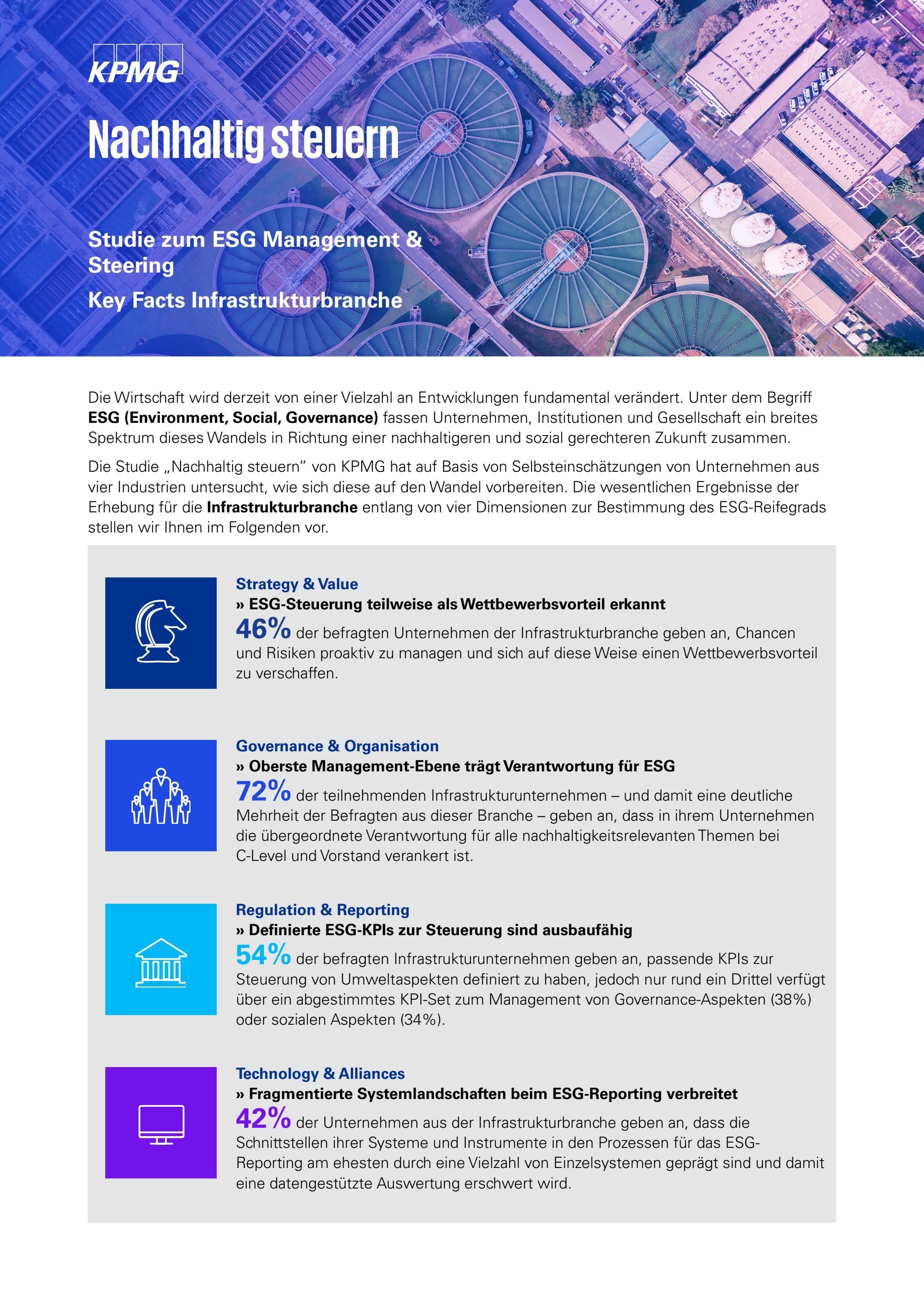 Nachhaltig steuern - Key Facts Sheet Infrastrukturbranche by KPMG AG ...