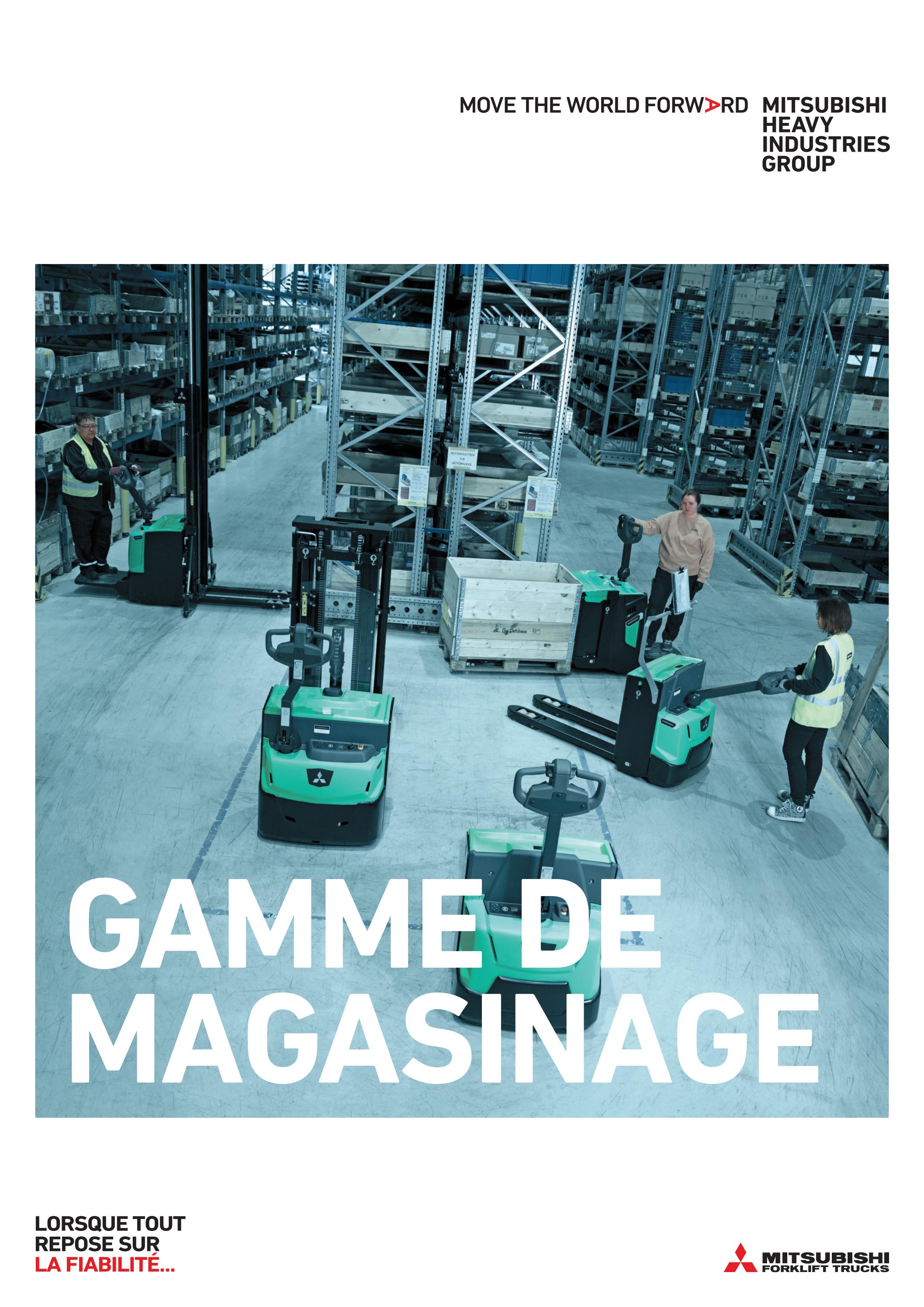 GAMME DE MAGASINAGE by Mitsubishi Forklift Trucks - Issuu