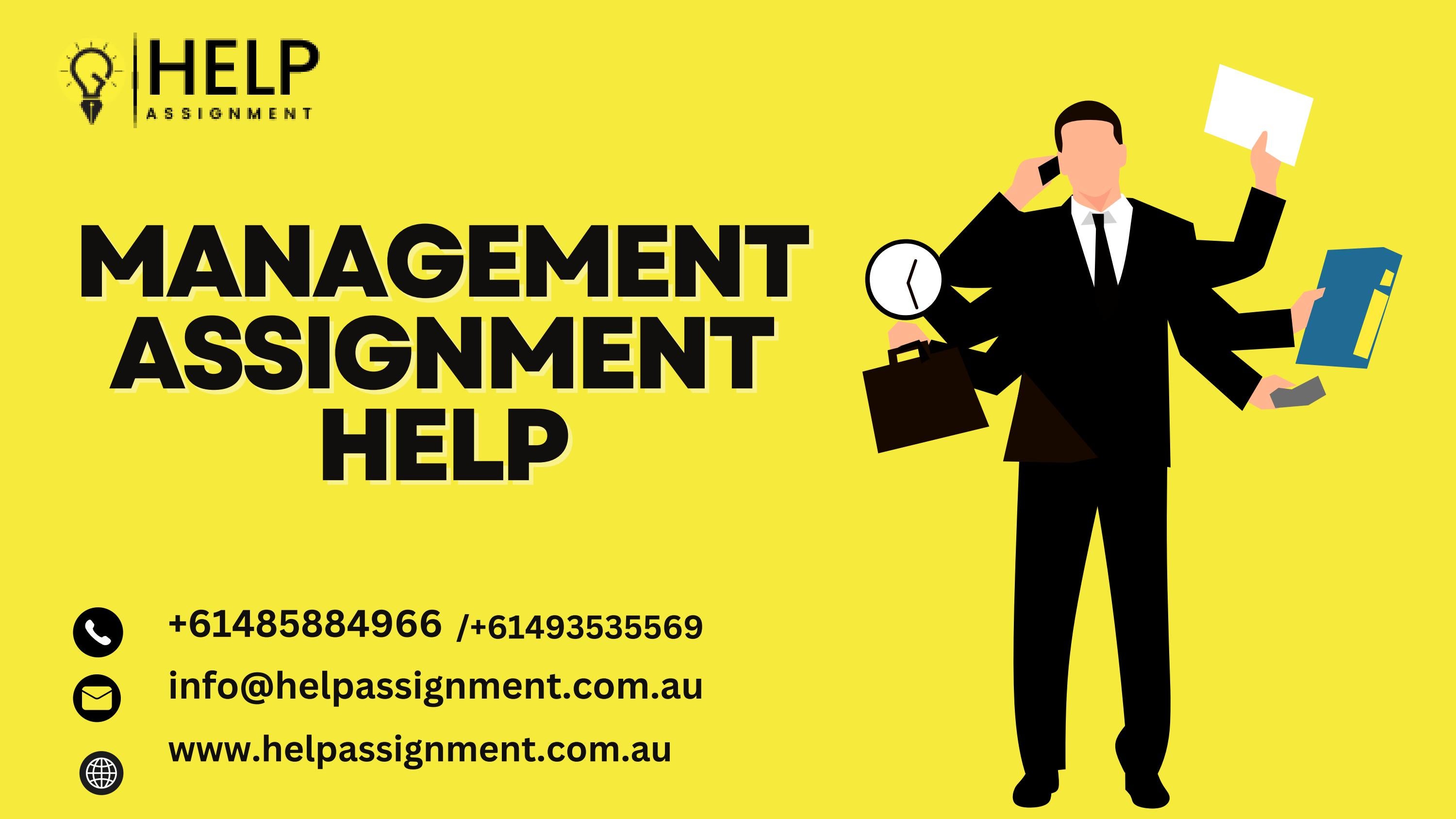 Management Assignment Help by Adrian Butler - Issuu