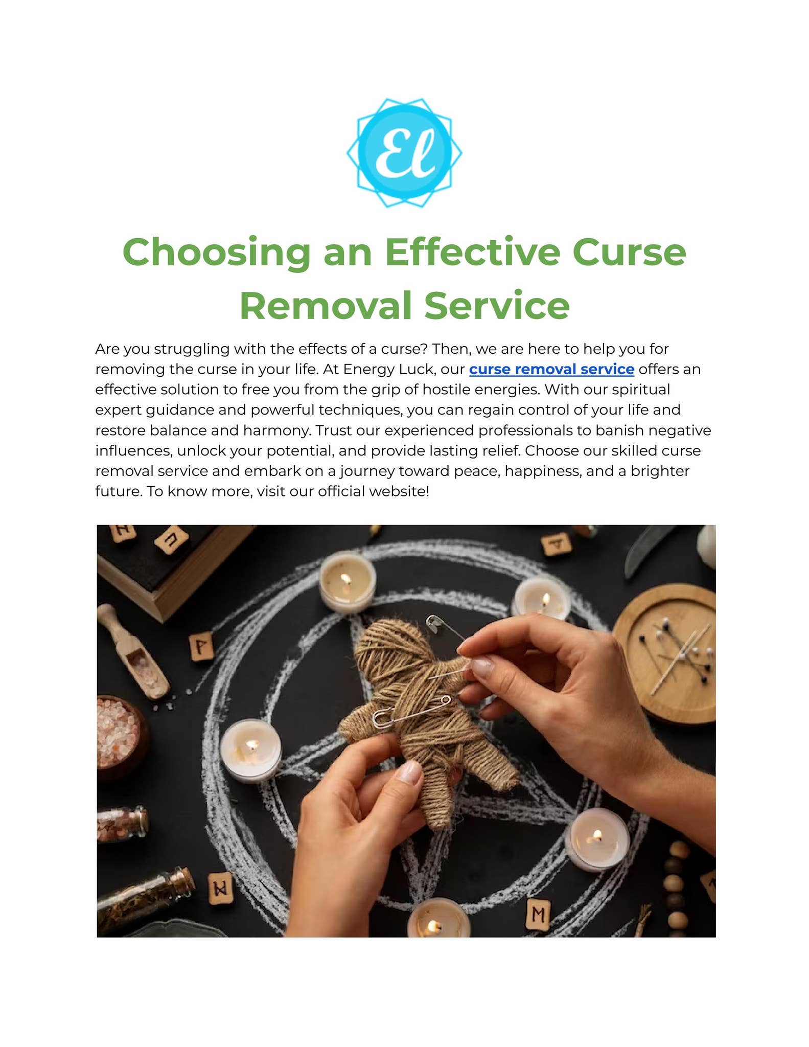 Choosing an Effective Curse Removal Service by energyluck - Issuu