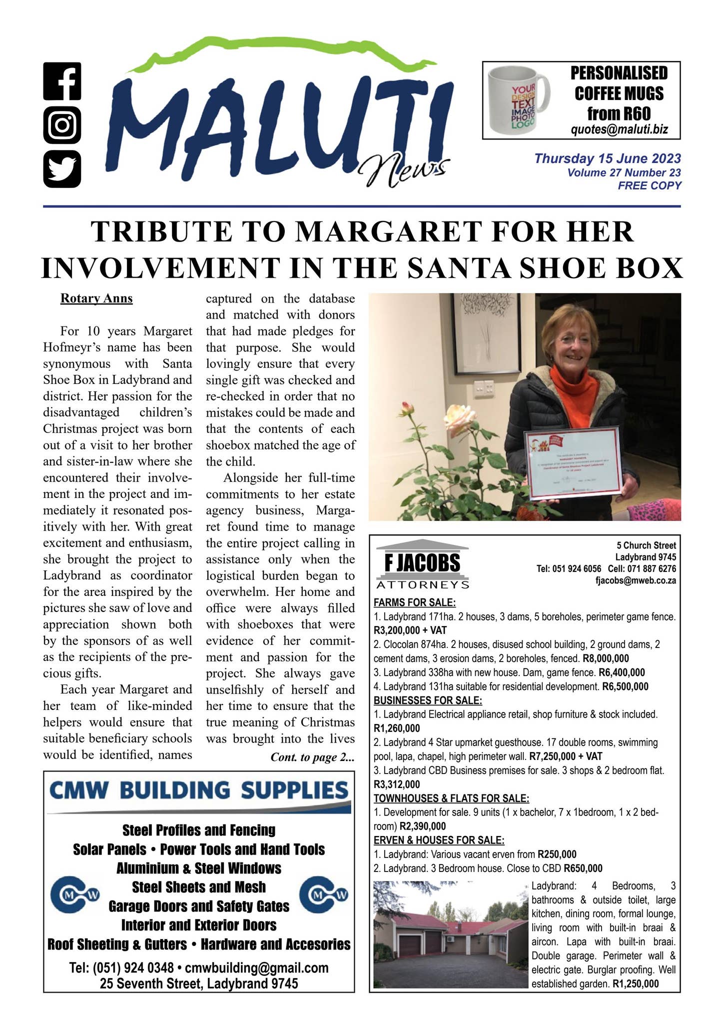 Maluti News 15 June 2023 by malutimedia - Issuu
