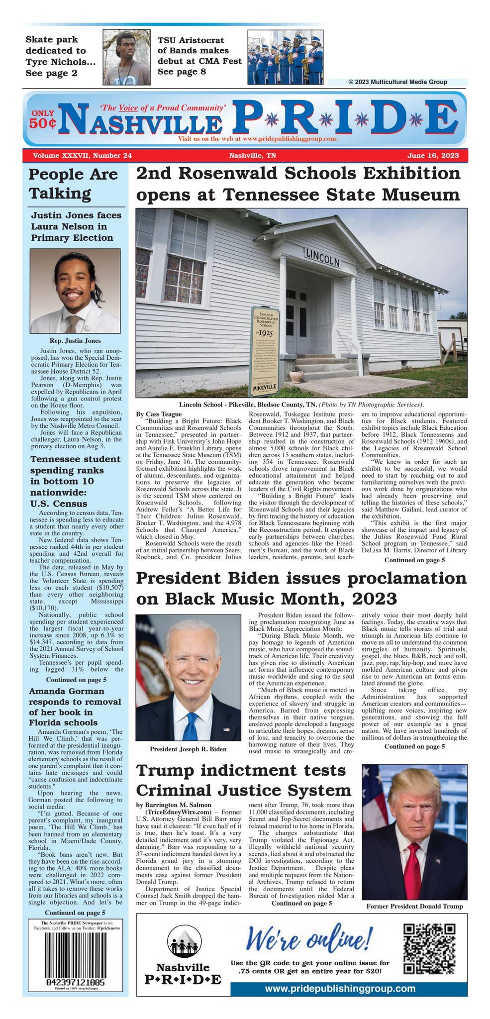 Nashville PRIDE June 16, 2023 by Nashville Pride Newspaper - Issuu