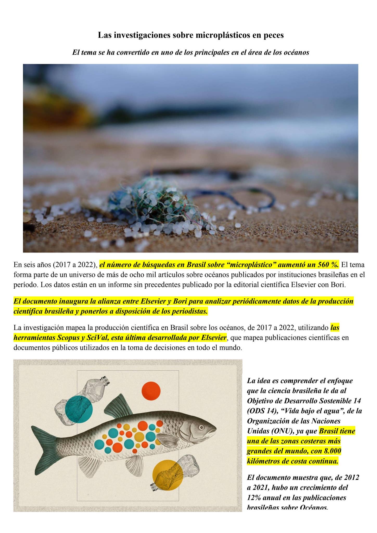 La investigación sobre microplásticos en peces by Martin Lucione - Issuu