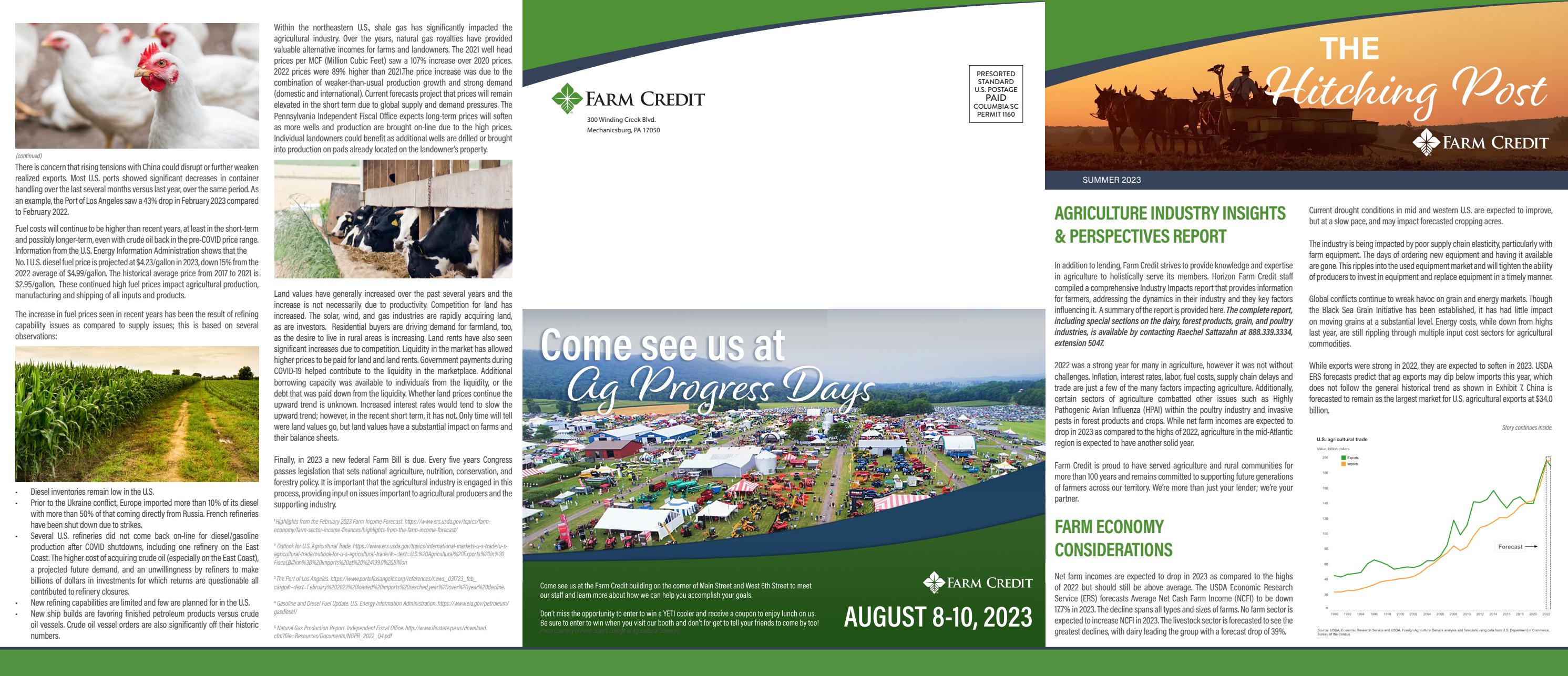 Hitching Post - Summer 2023 by Horizon Farm Credit - Issuu