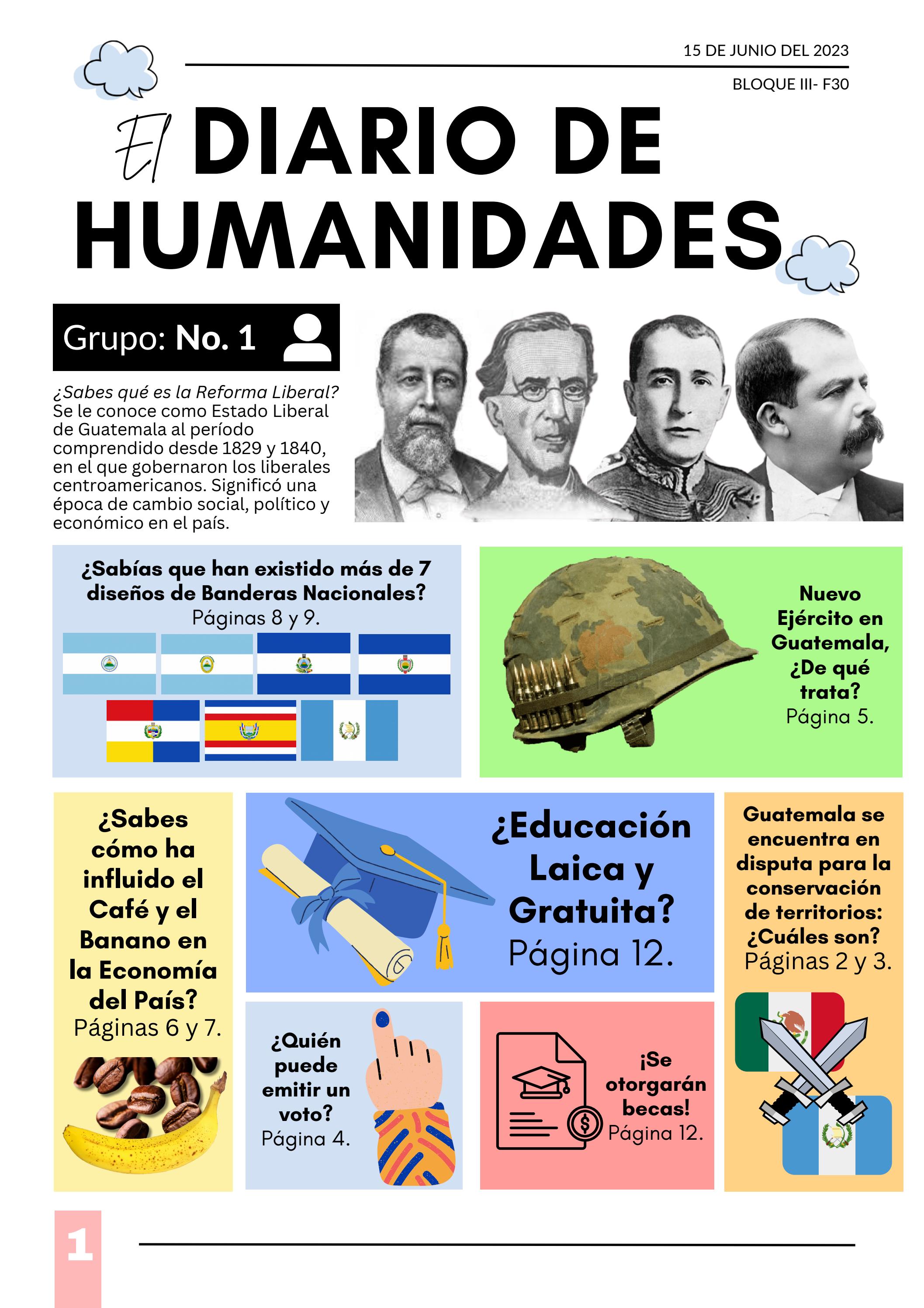 Periódico Digital "Reforma Liberal"- Grupo 1 by Teresa Abigail Cojolón ...