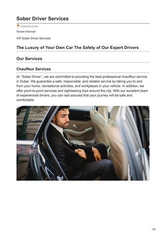 soberdriverae Publisher Publications - Issuu