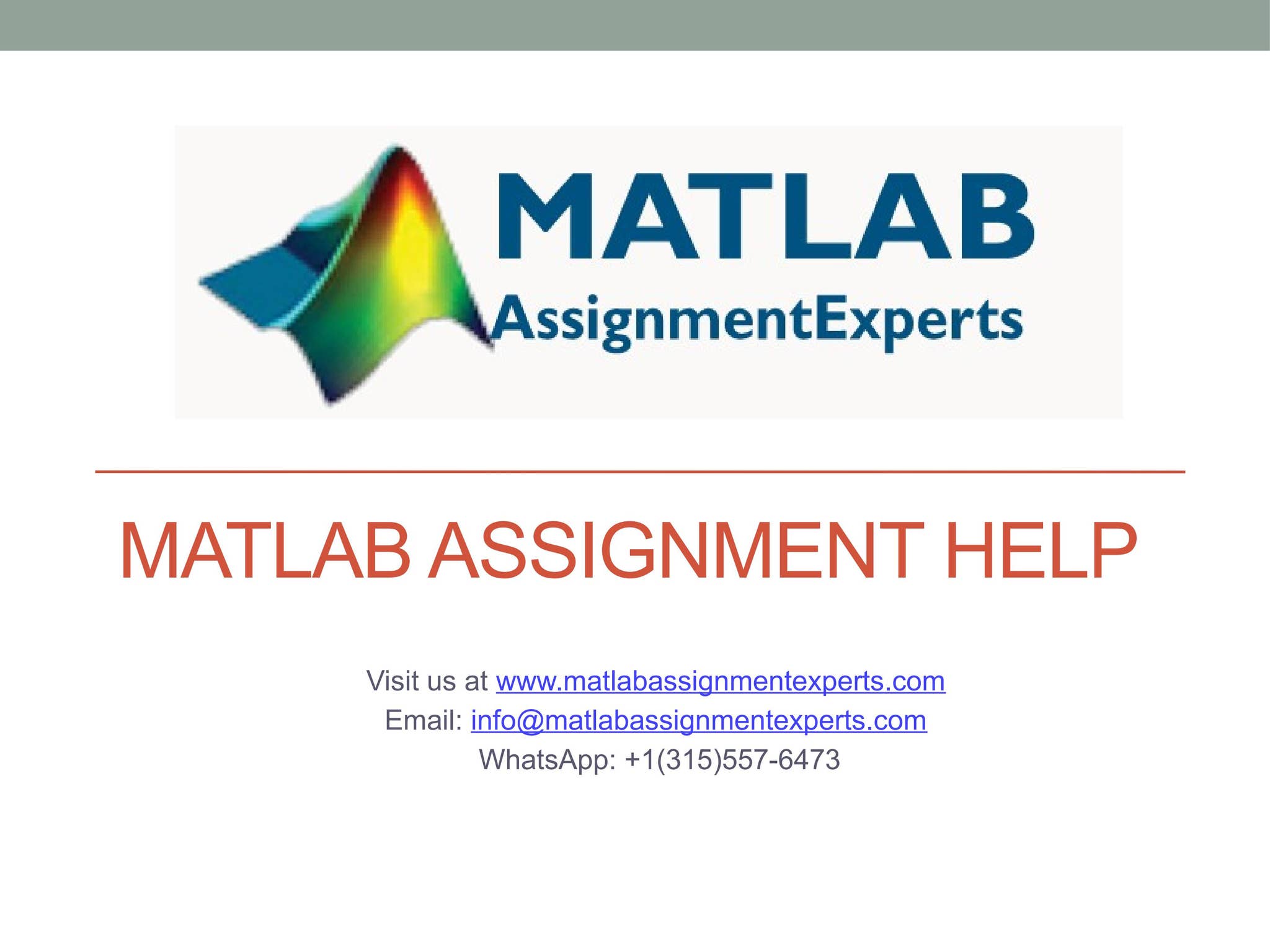 Get top-notch Matlab Assignment Help by Matlab Assignment Experts - Issuu