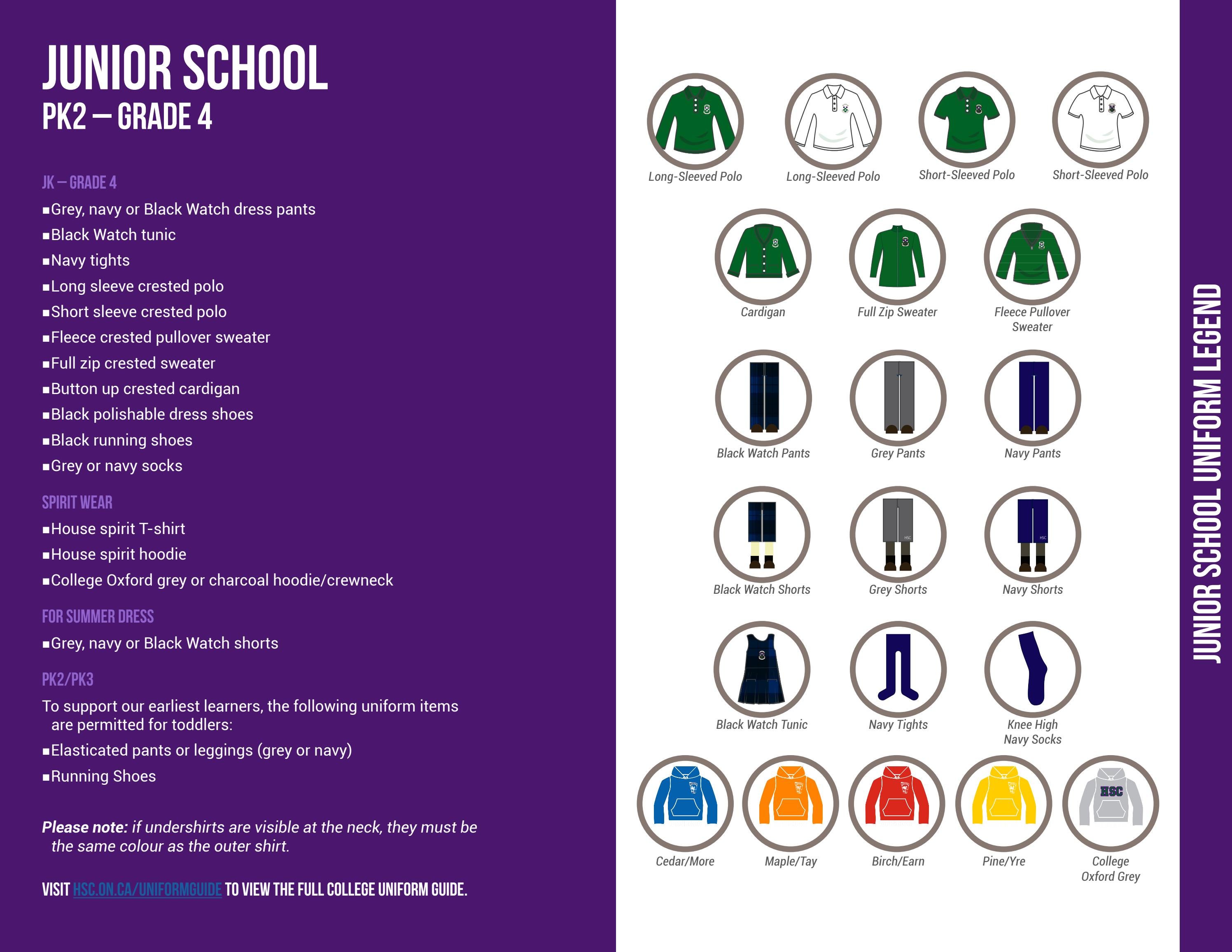 Junior School Uniform Guide by Hillfield Strathallan College - Issuu