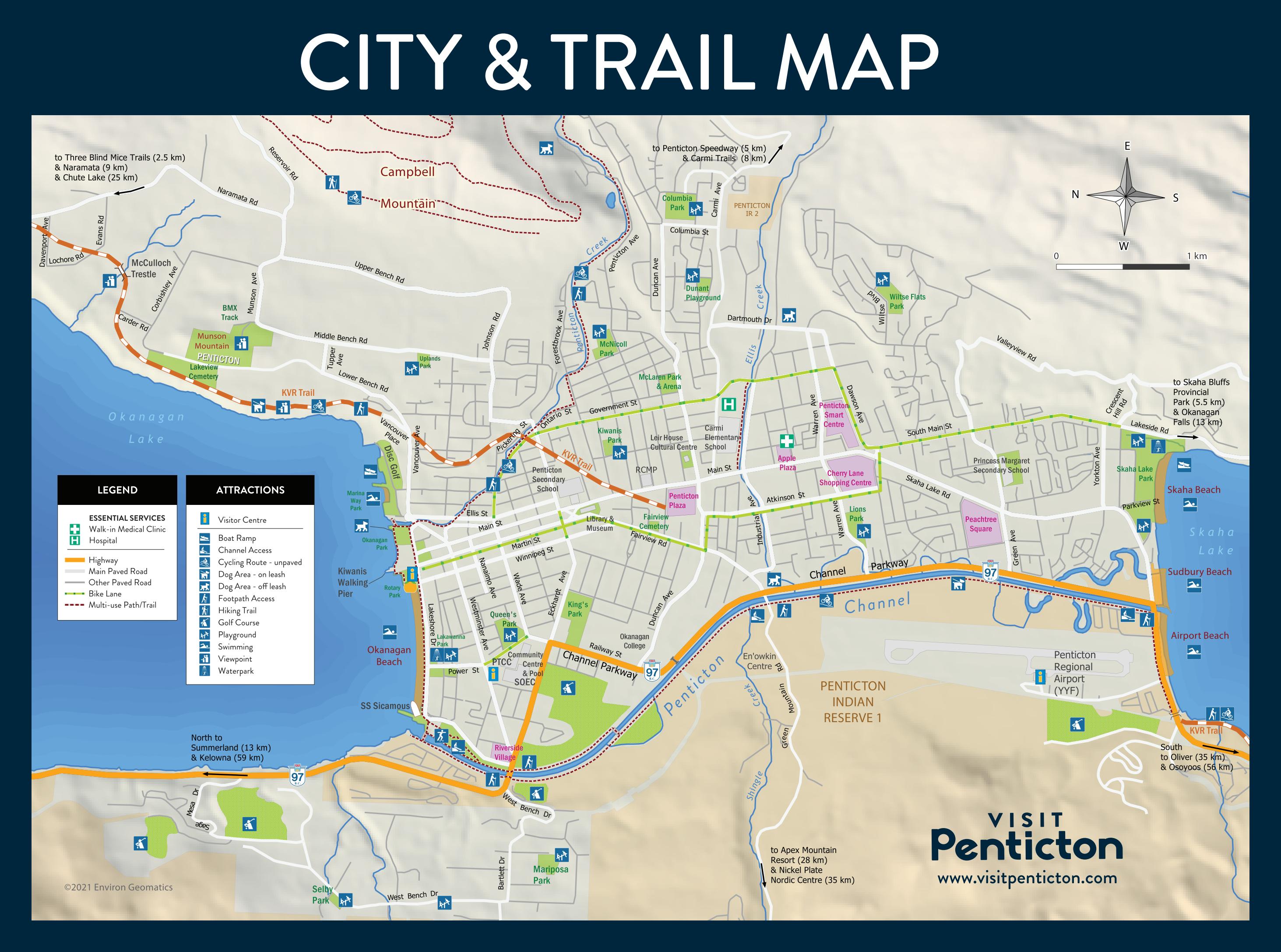 City & Trail Map by cityofpenticton - Issuu