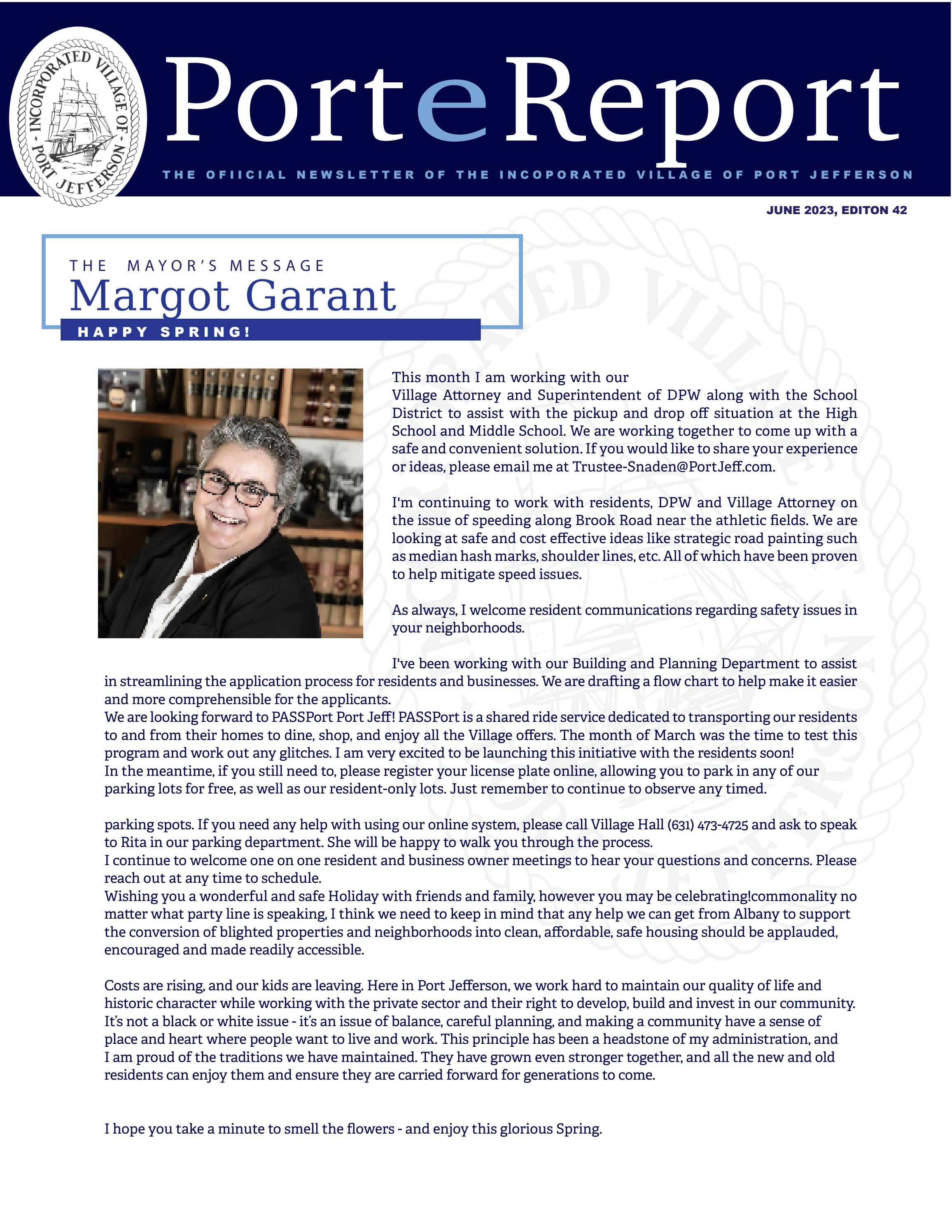 ROUGH DRAFT EREPORT by Port Jefferson - Issuu