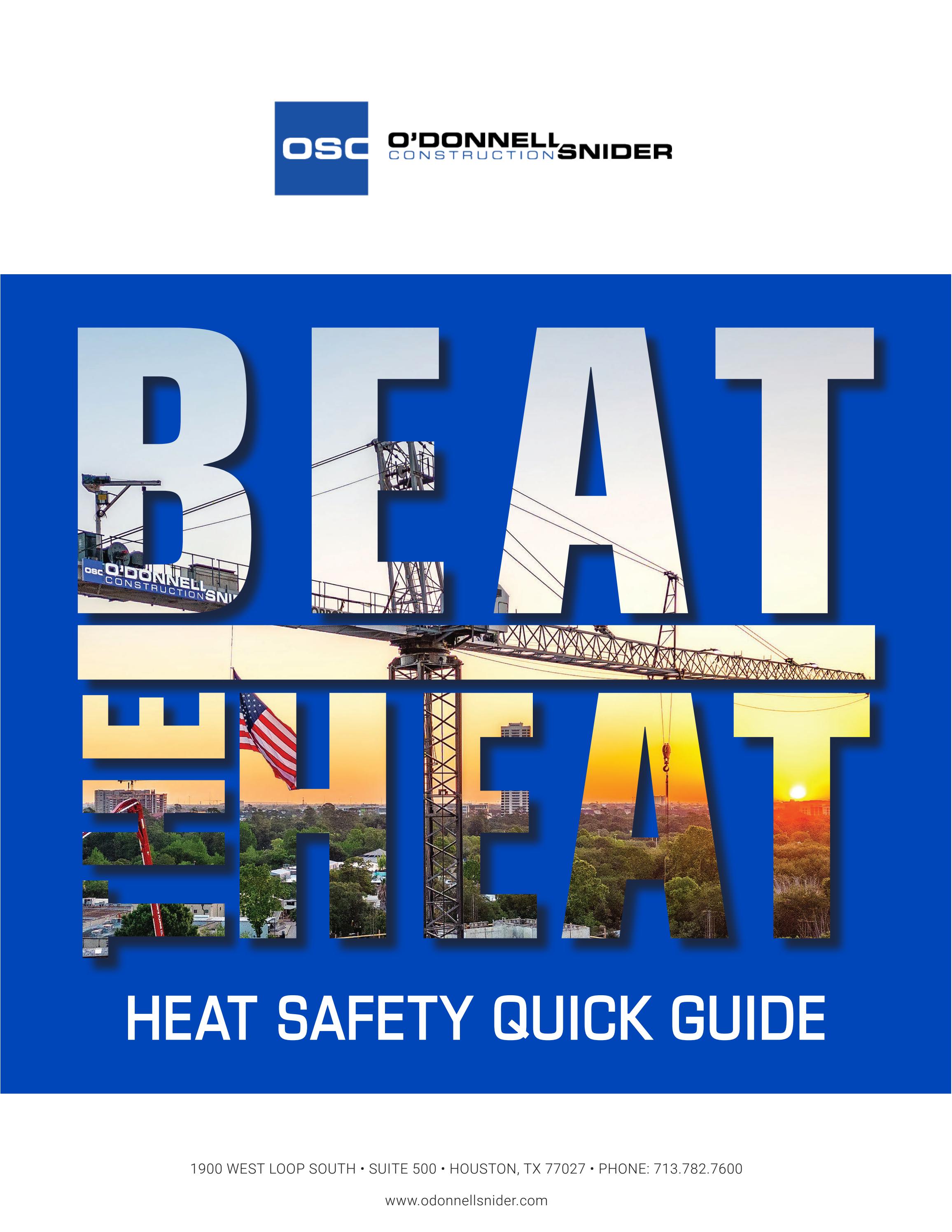 OSC's Beat the Heat - Heat Safety Quick Guide by O'Donnell/Snider ...