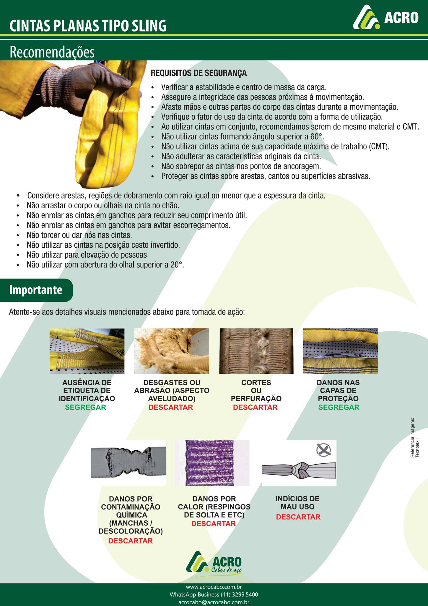 Recomendações Cintas Planas - Tipo Sling by Regiane Reis - Issuu