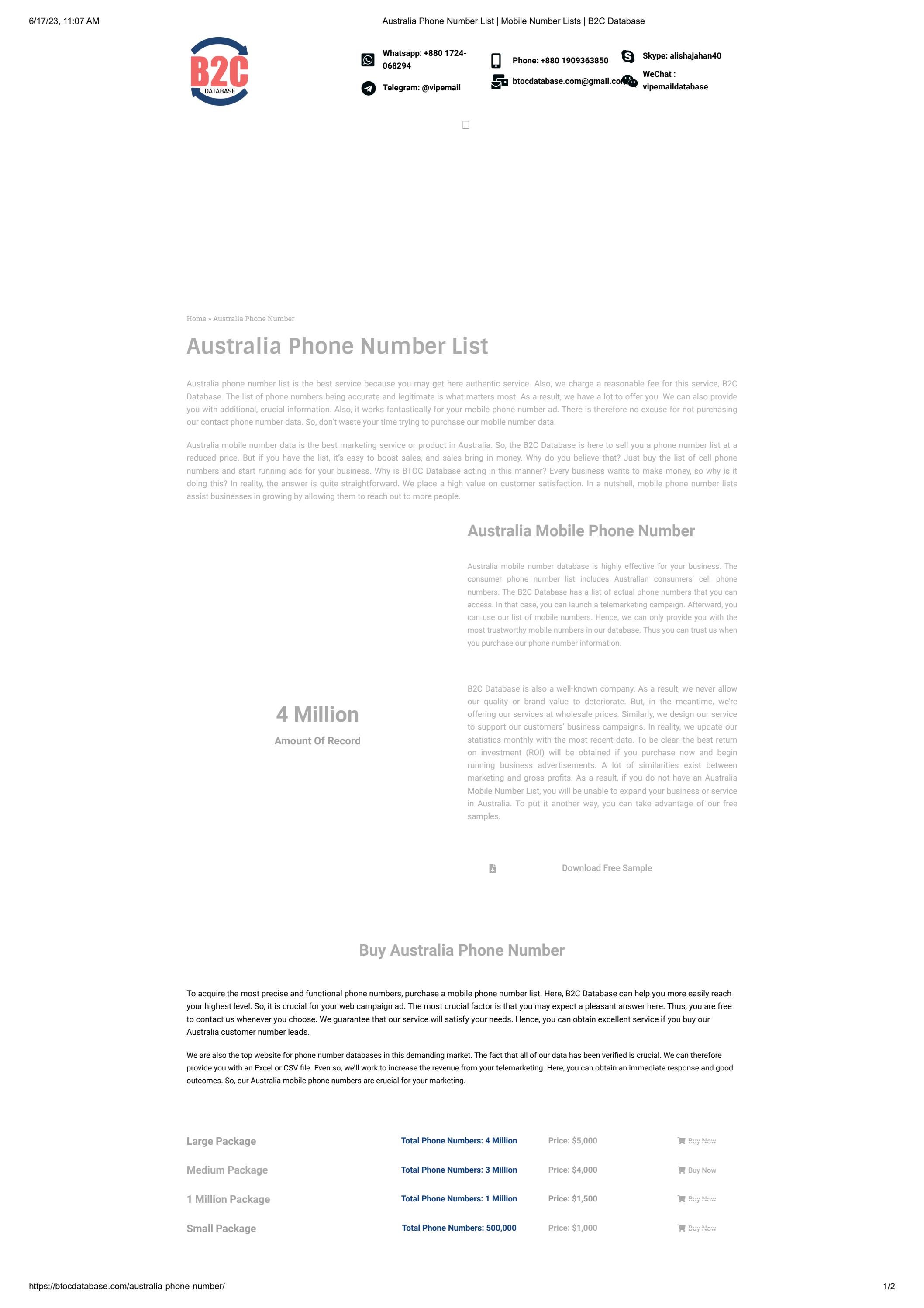Australia Phone Number List By Btocdatabase Issuu