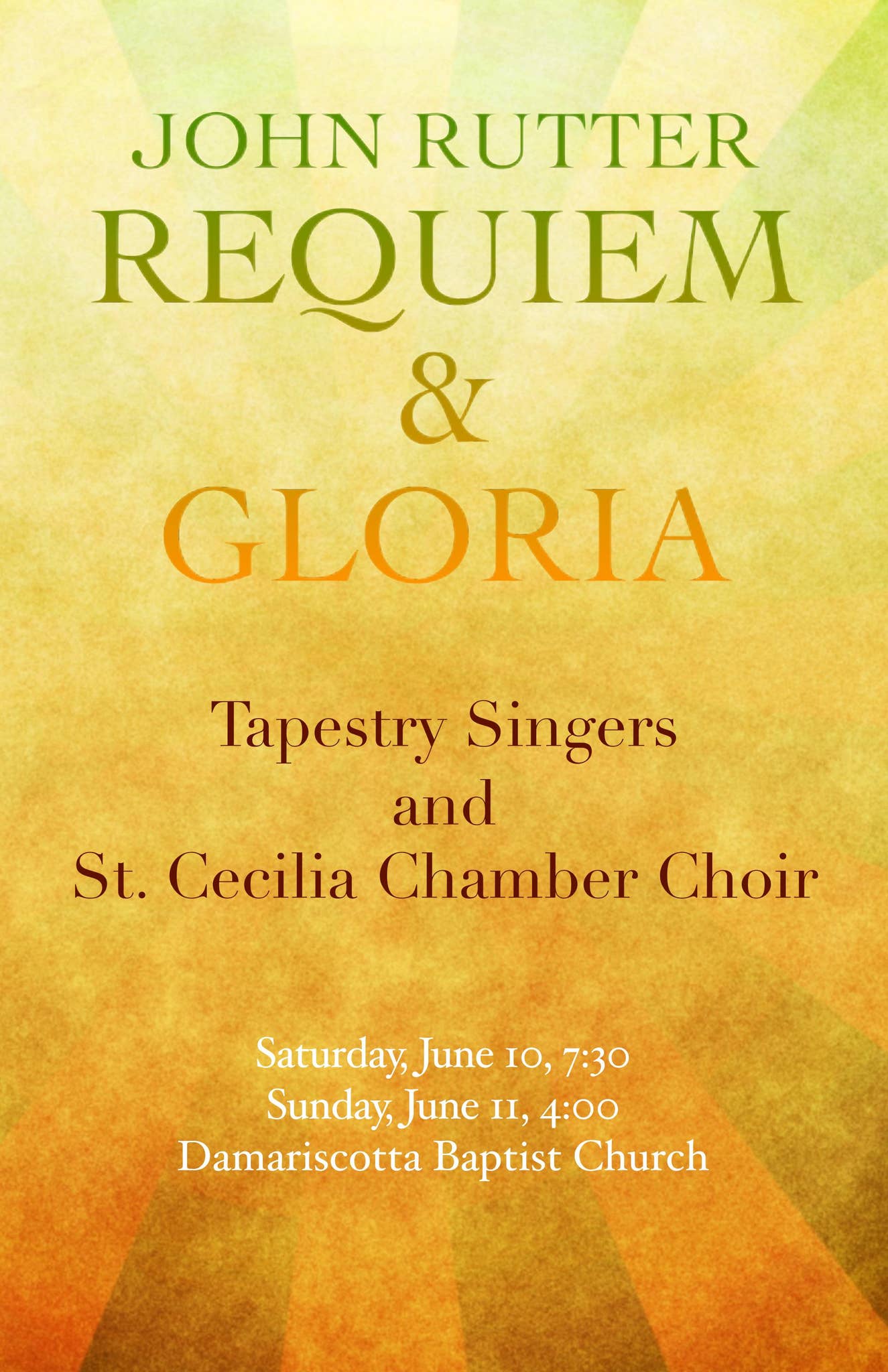 Tapestry Singers Program - June 2023 by Tapestry Singers - Issuu
