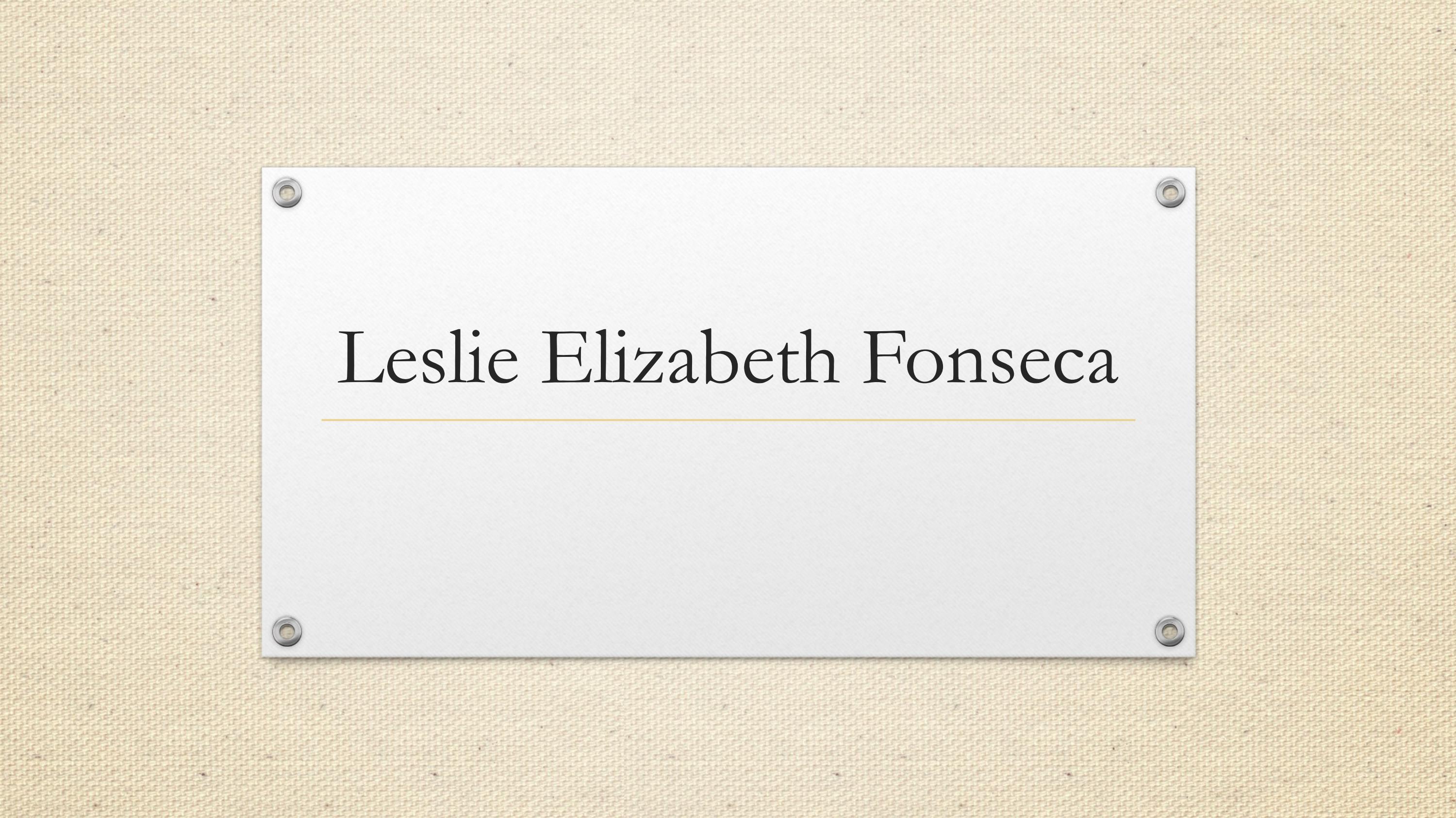 My first document by leslie fonseca - Issuu