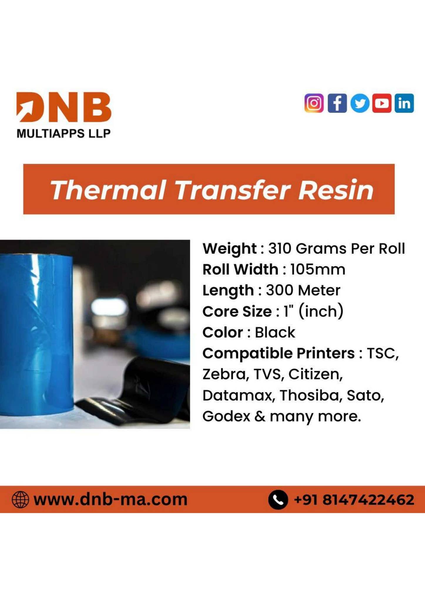 Dlance wax resin ribbon | DNB multiapps LLP by Dlancecleaning spray - Issuu