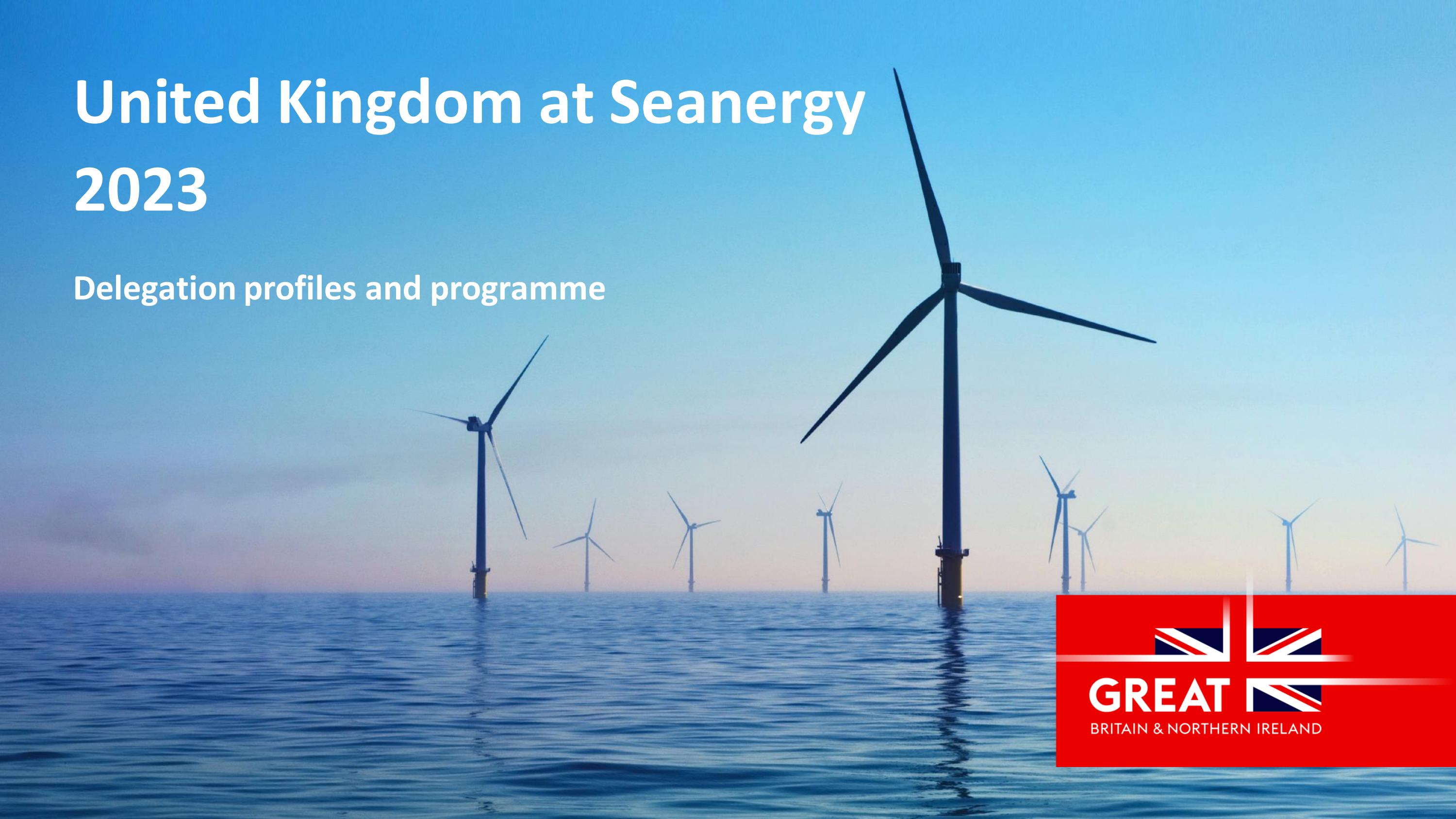 Seanergy 2023 UK Brochure by Department for Business & Trade - Issuu