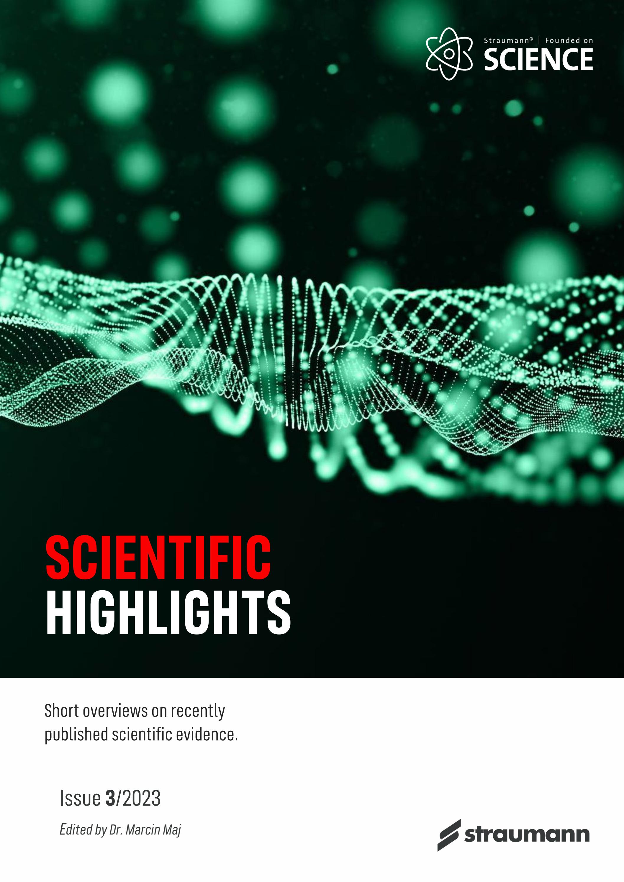 Scientific highlights of the month (June2023) by Institut Straumann AG - Issuu