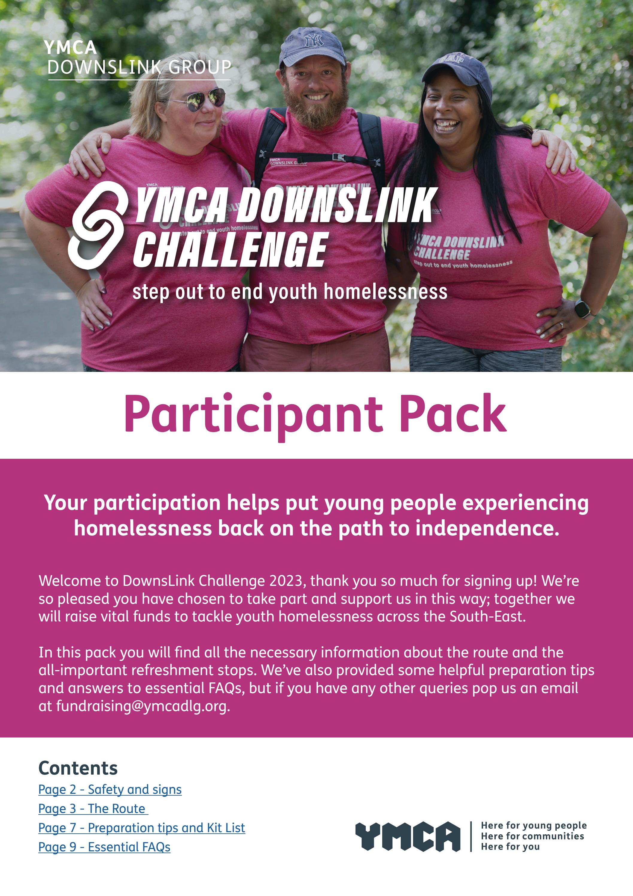 2023 YMCA Downslink Challenge Participant Pack by YMCA DLG - Issuu