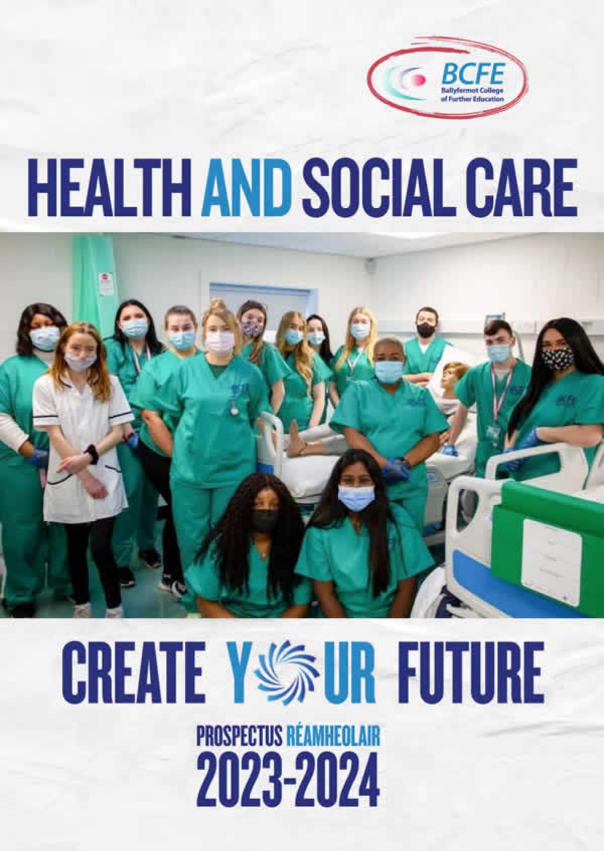 Health and Social Care at BCFE by Ballyfermot_College - Issuu