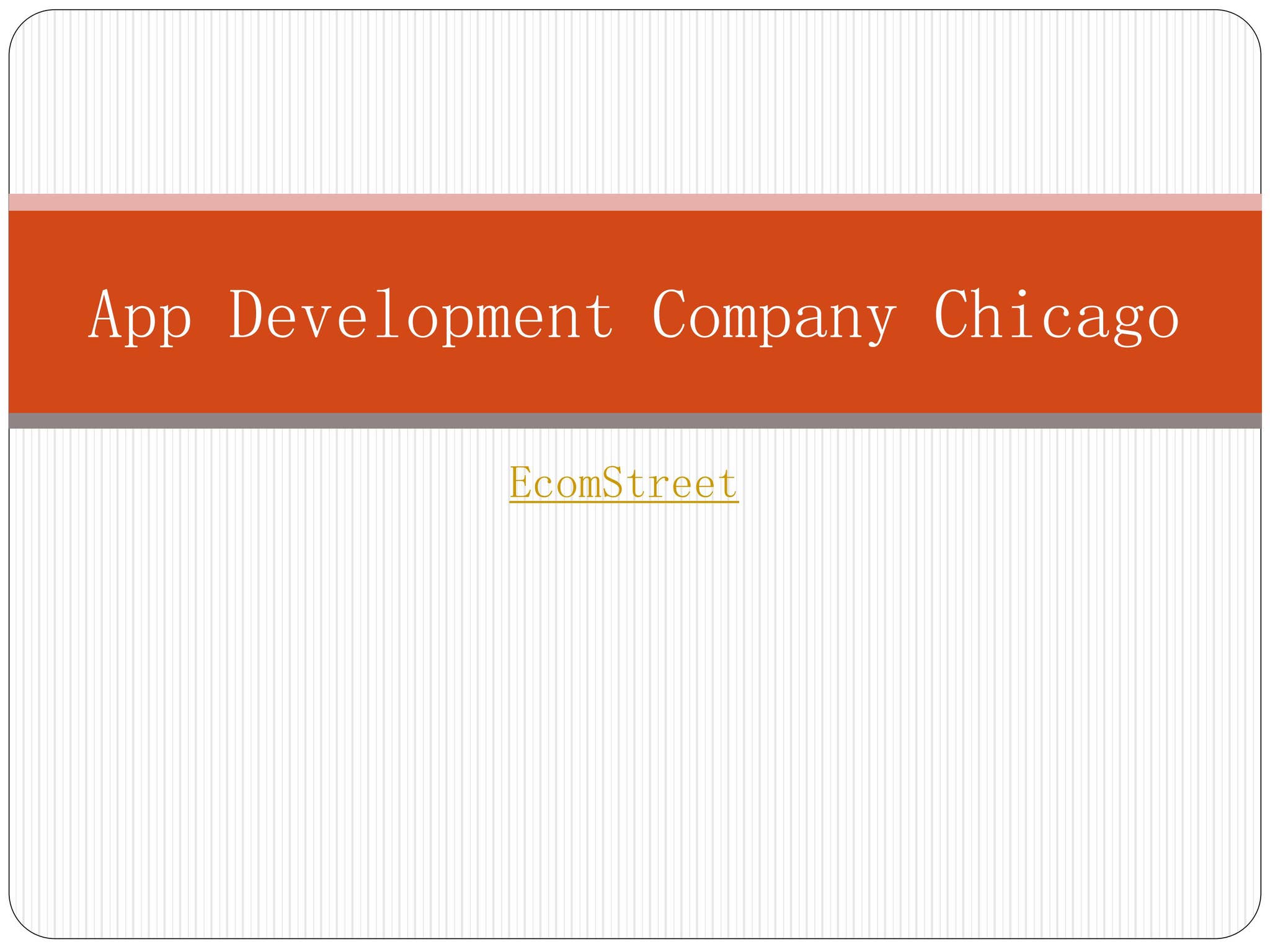 App Development Company Chicago by eCom Street - Issuu
