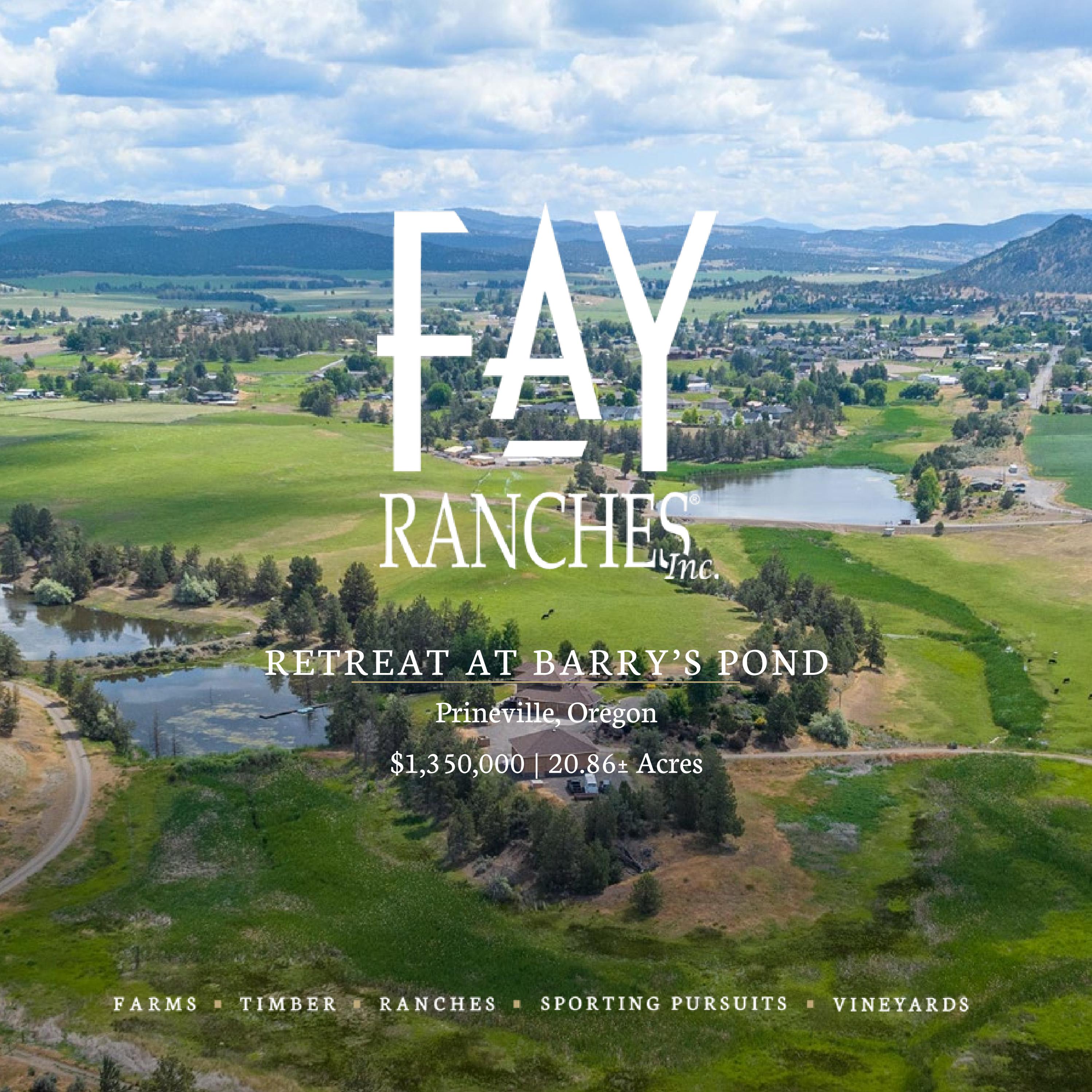 SOLD | Retreat at Barry's Pond | Fay Ranches by Fay Ranches - Issuu