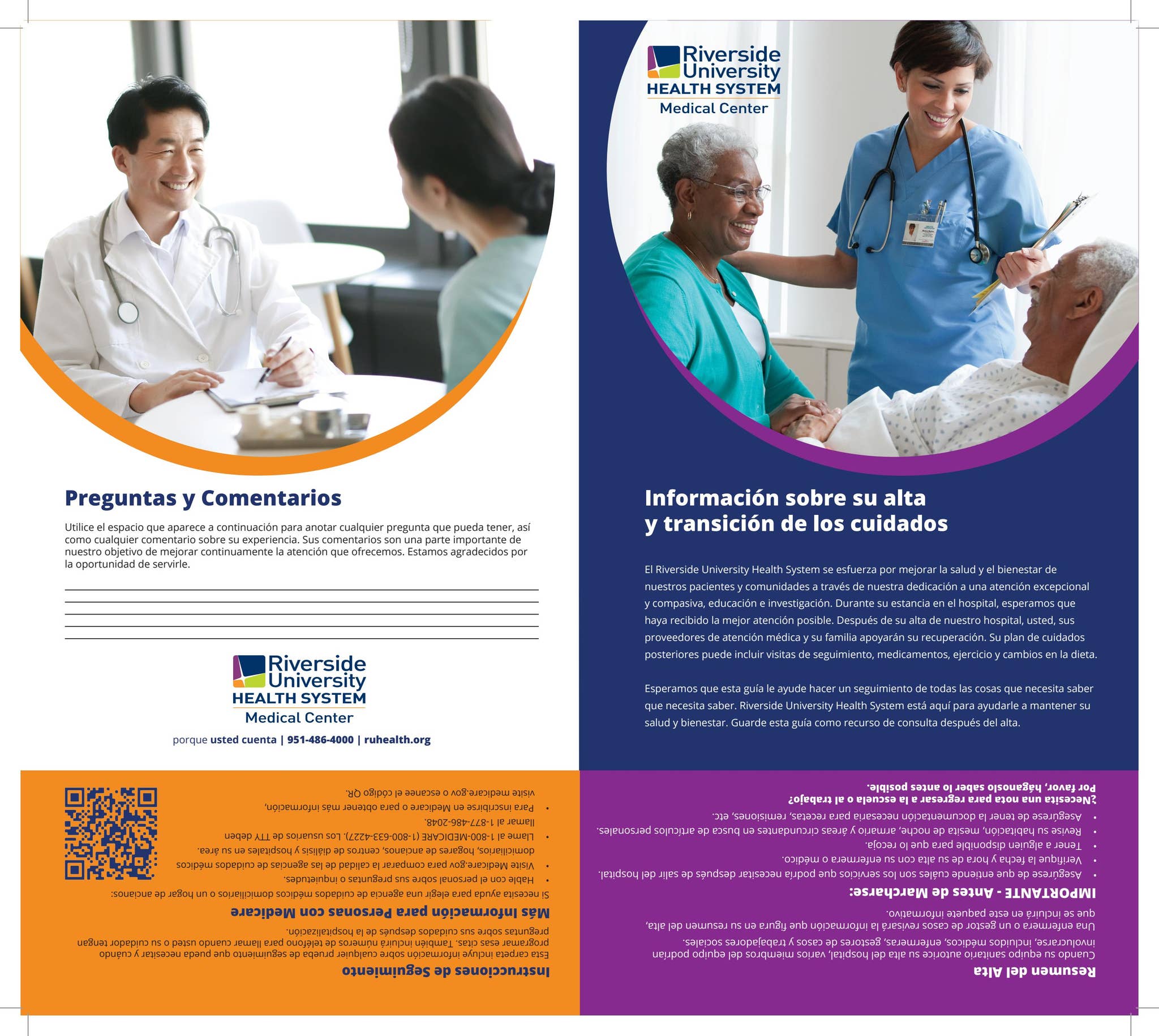 Patient Discharge Packet - Spanish by Riverside University Health ...