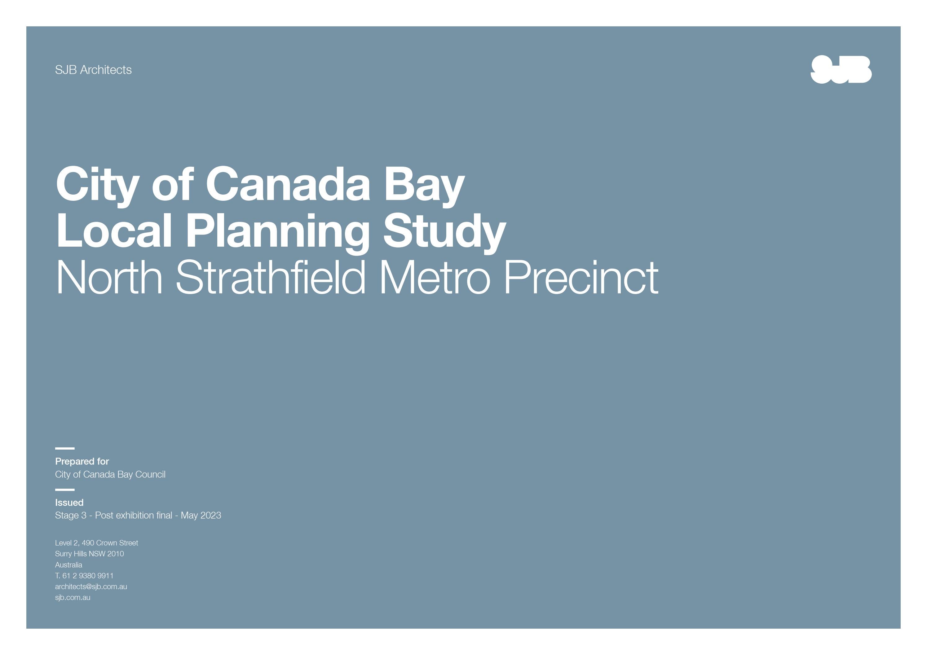 CCBC Local Planning Study - North Strathfield Metro Precinct by ...