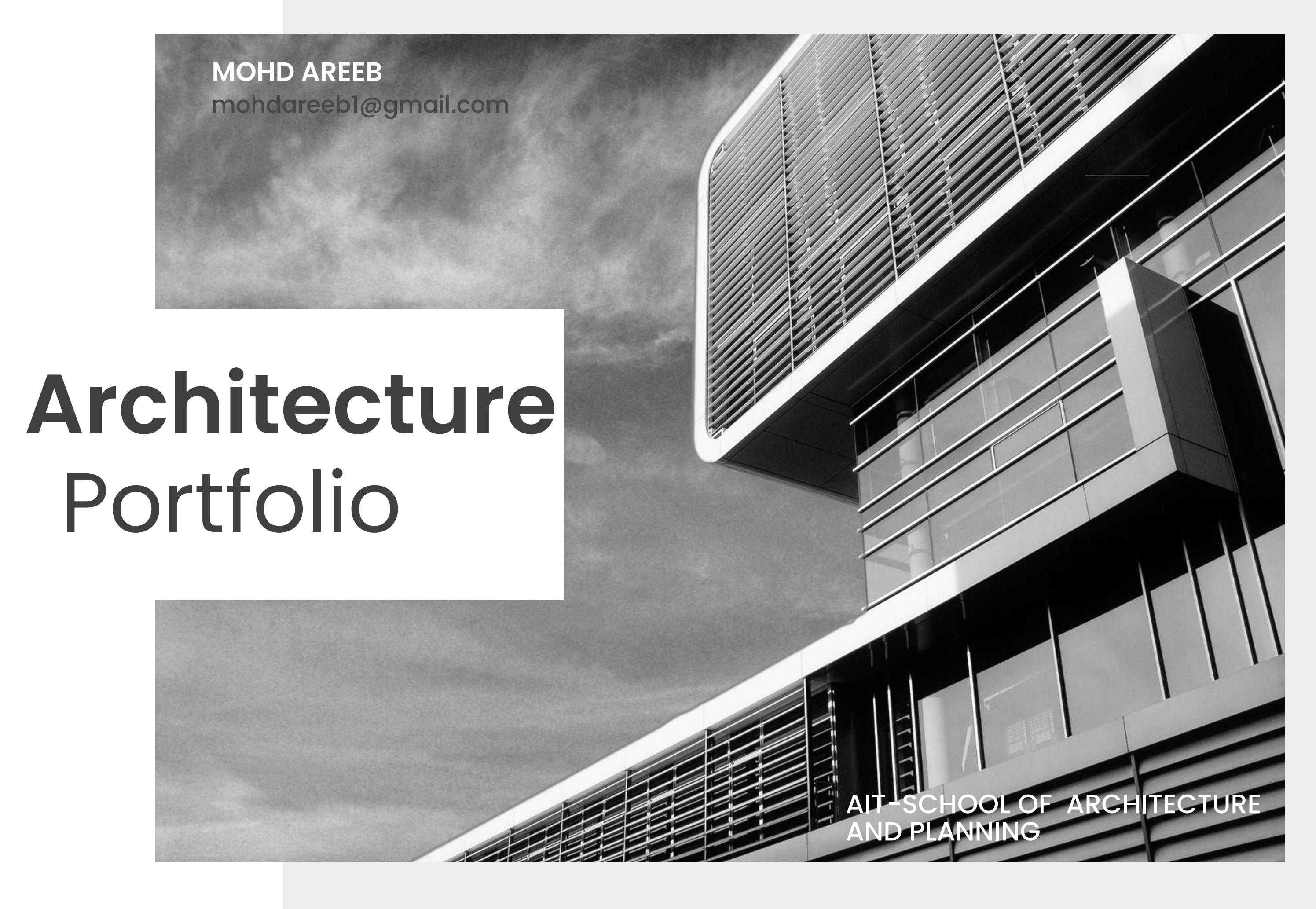 ARCHITECTURE PORTFOLIO BY MOHD AREEB by MOHD AREEB - Issuu