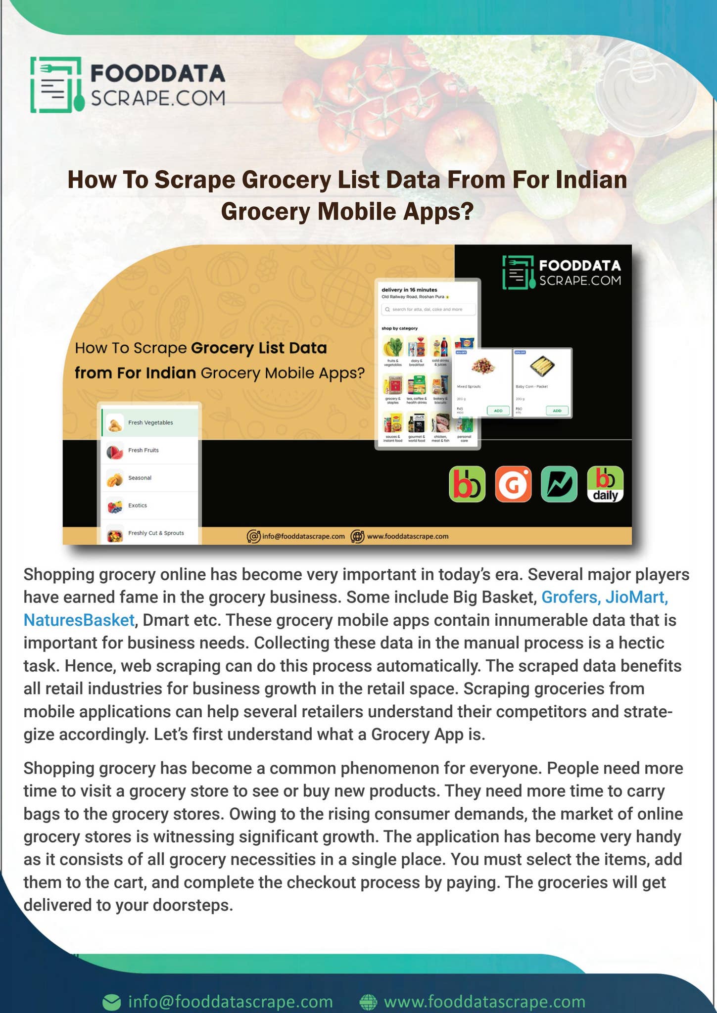 Scrape Groceries List from Indian Mobile Application - Indian Grocery ...