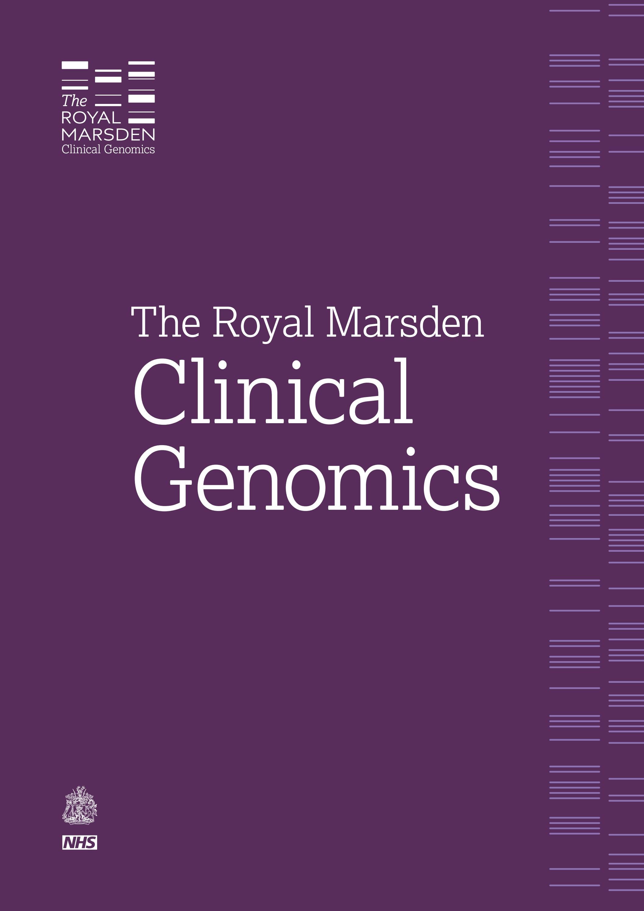 The Royal Marsden Clinical Genomics Brochure by The Royal Marsden - Issuu