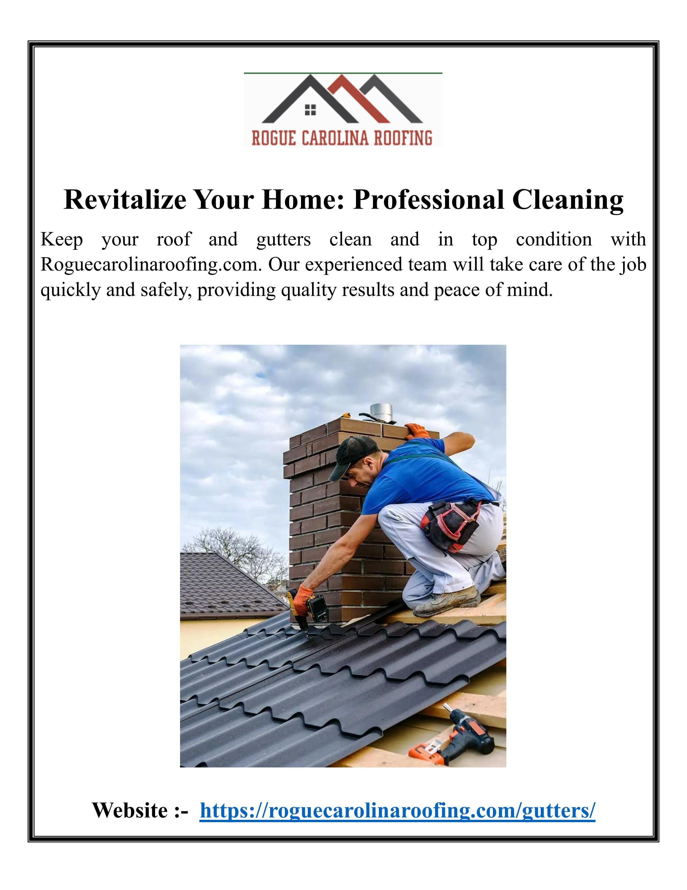 Revitalize Your Home: Professional Cleaning by Rogue carolina roofing ...