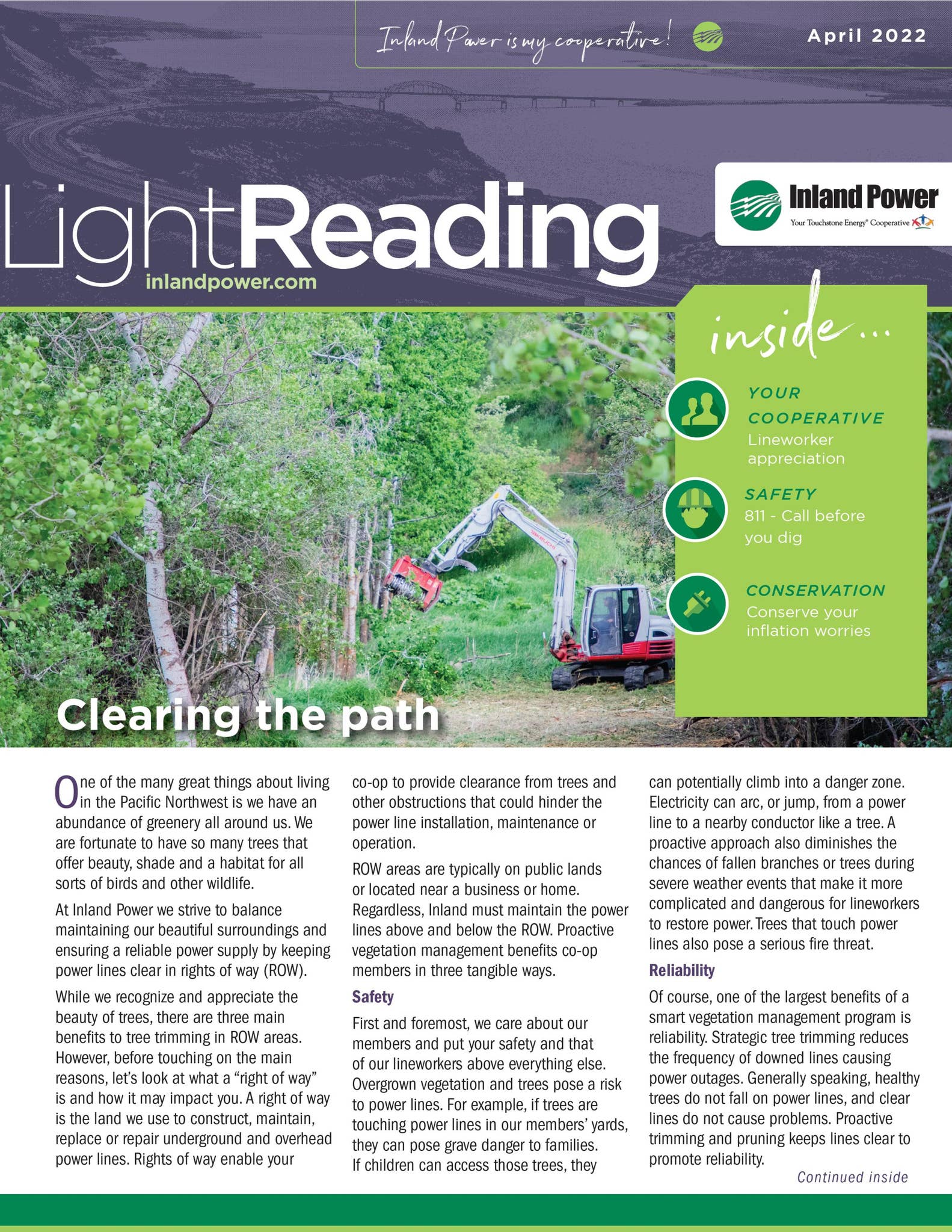 April Light Reading by Inland Power & Light - Issuu