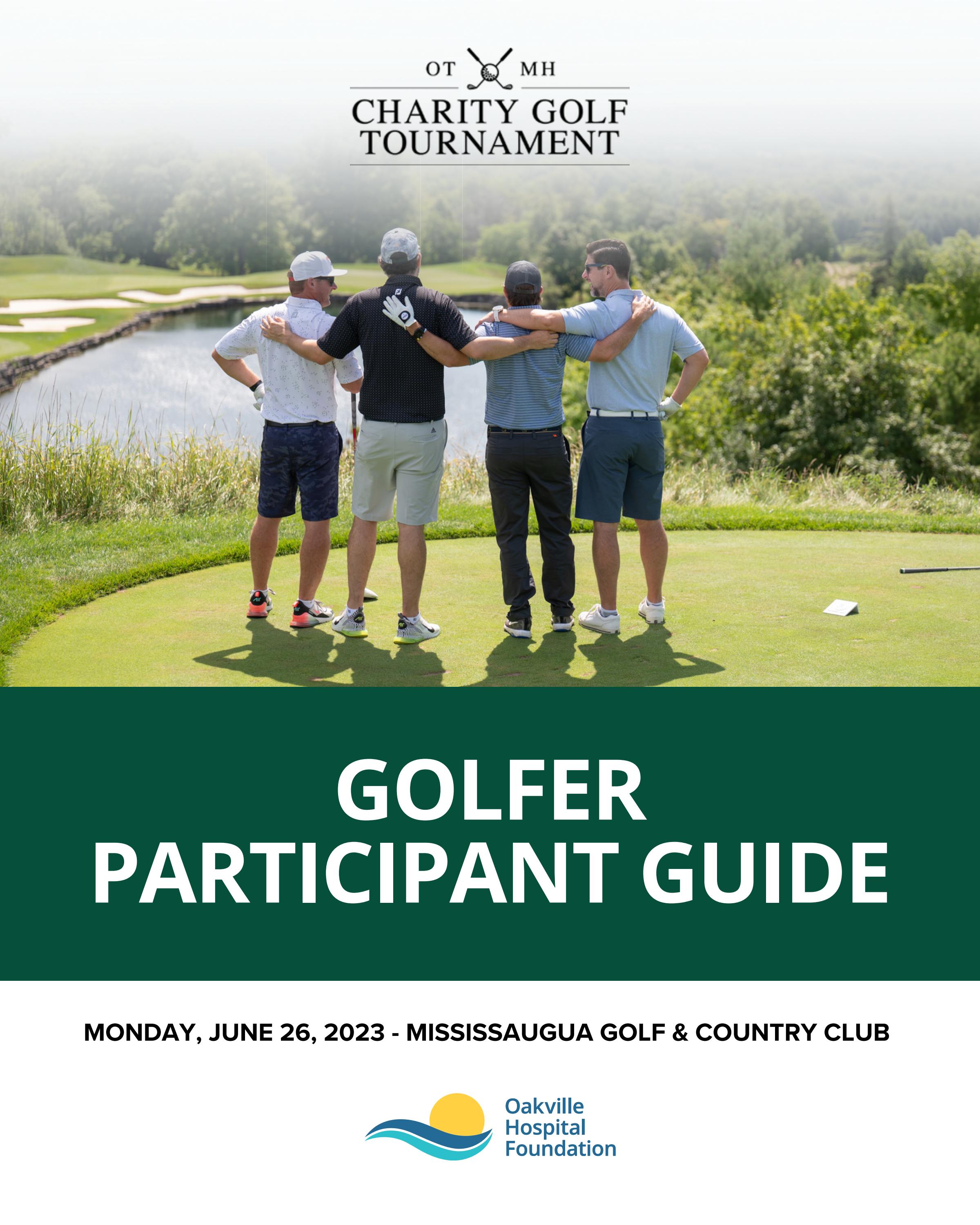 2023 Golfer Participant Guide: OTMH Charity Golf Tournament by Oakville ...