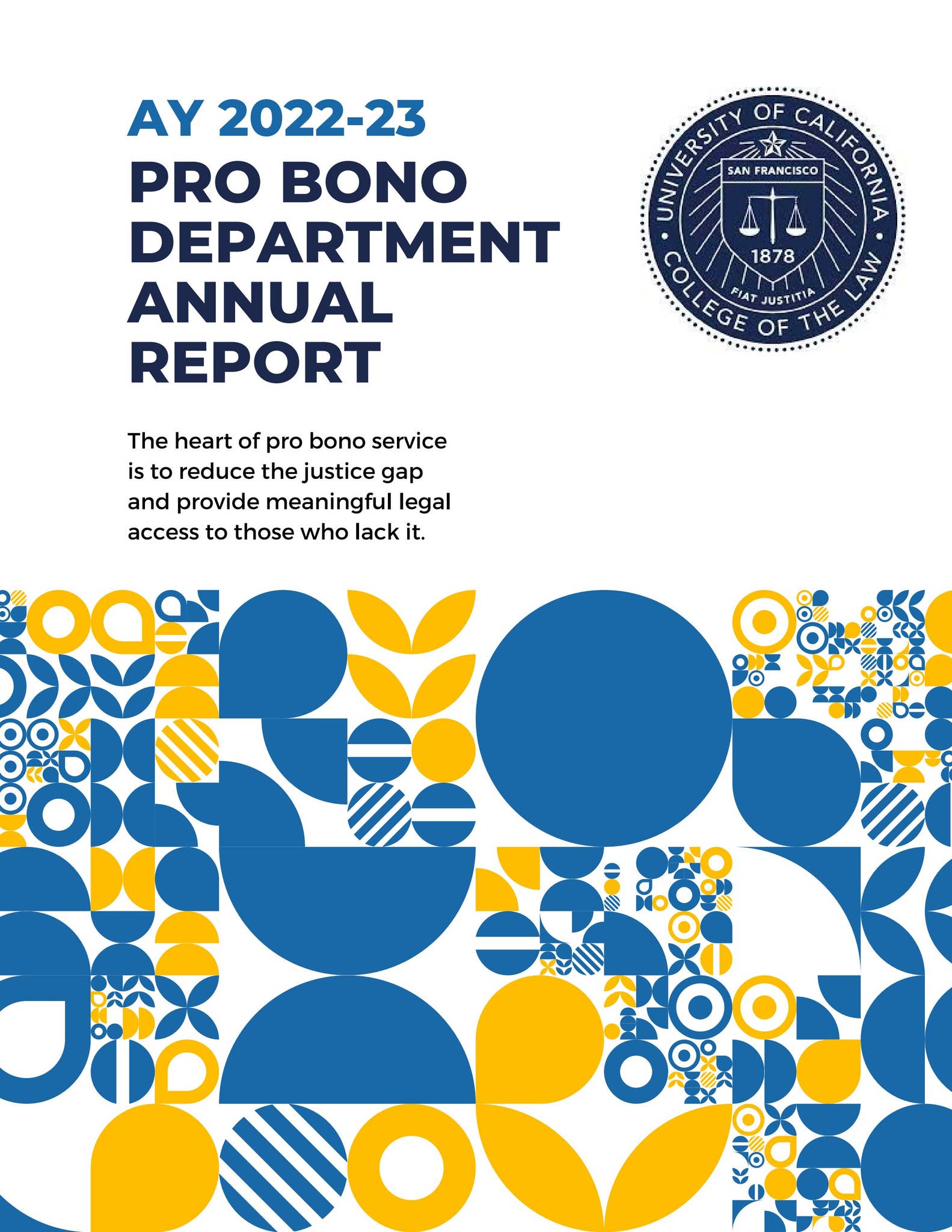 Pro Bono Department Annual Report AY 2022-23 by uclawsf - Issuu
