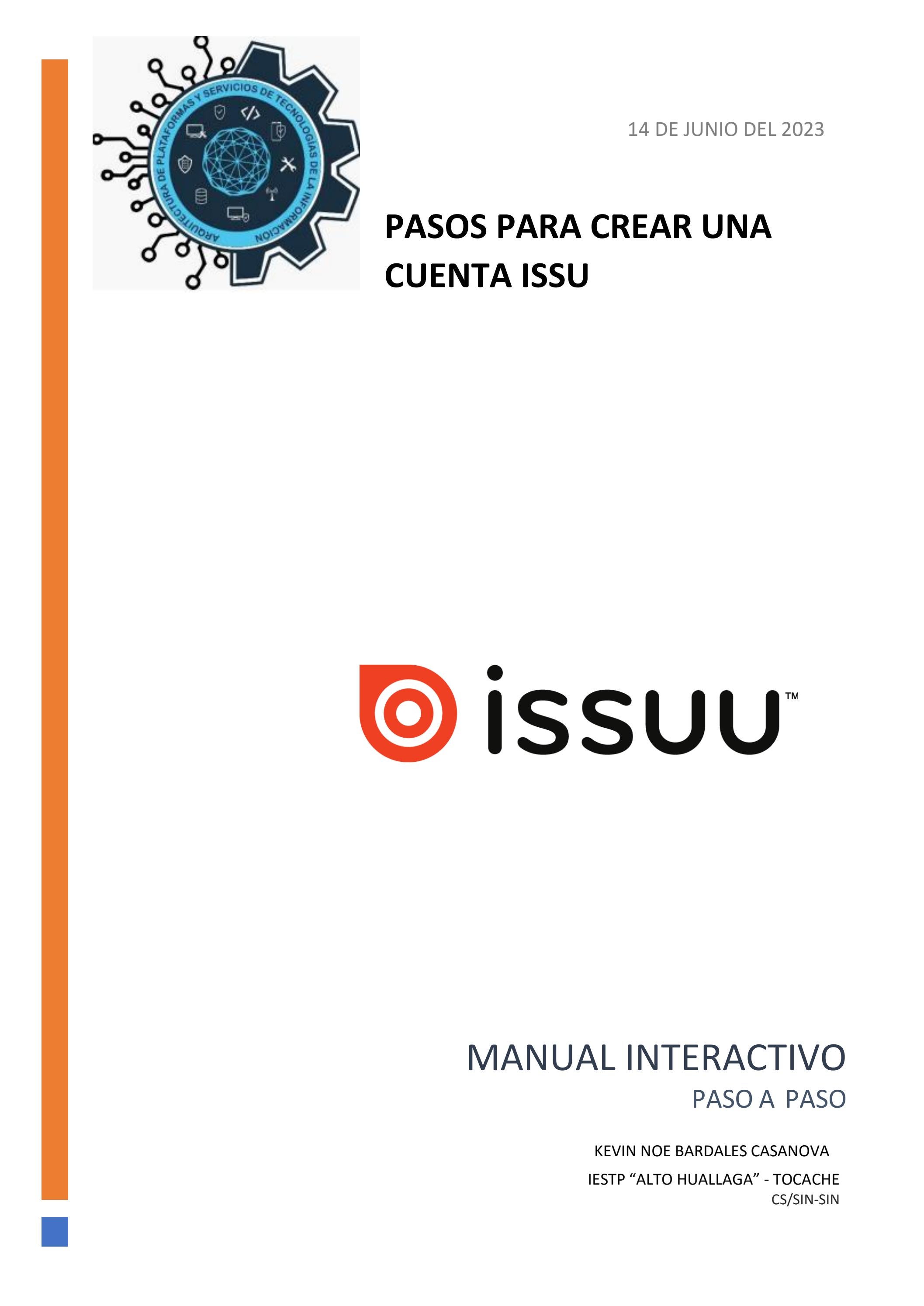 MANUAL DE ISSUU by Kevin Bardales - Issuu