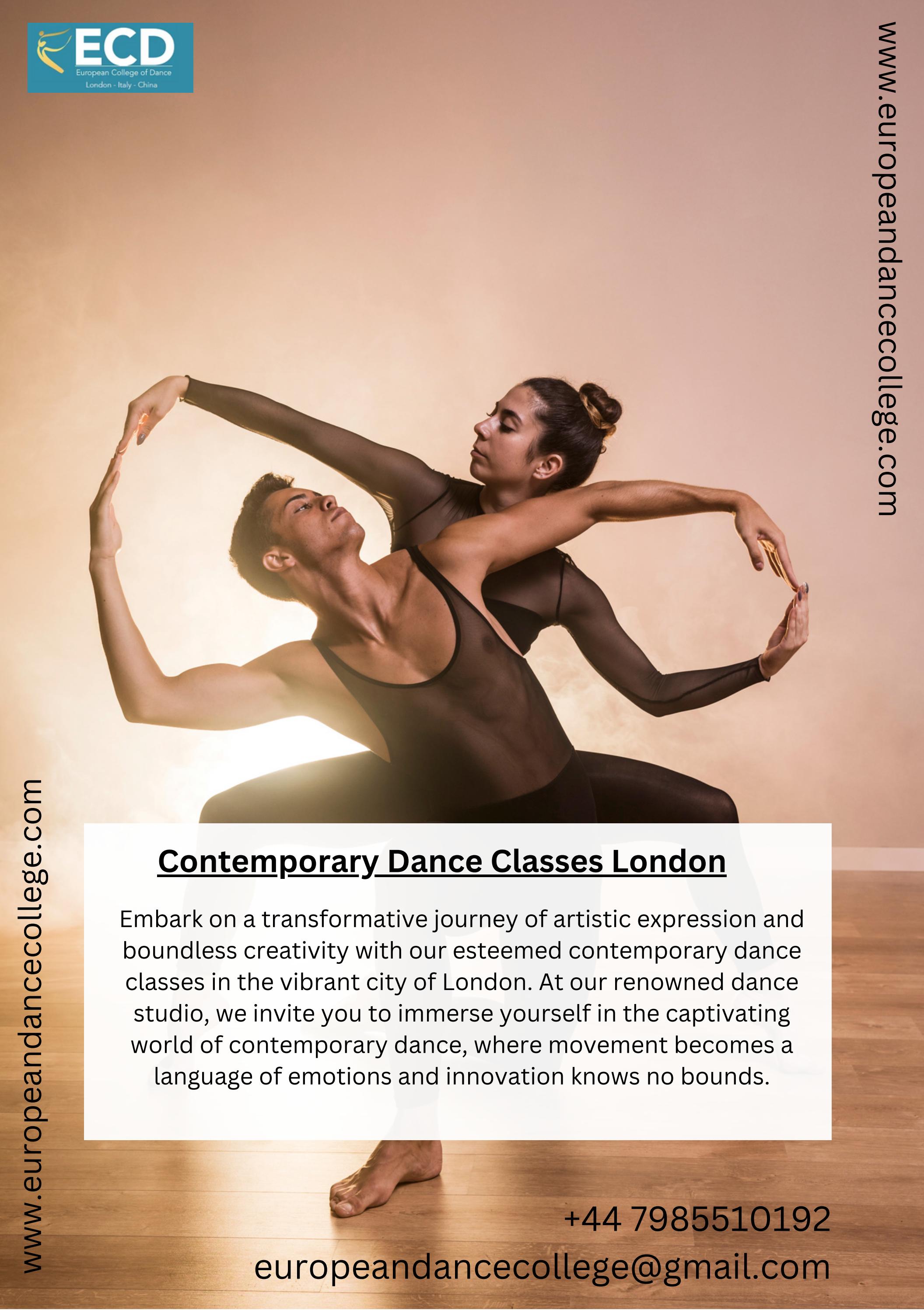 All Contemporary Dance Classes in London: A Variety of Exercises by Europeandance College - Issuu