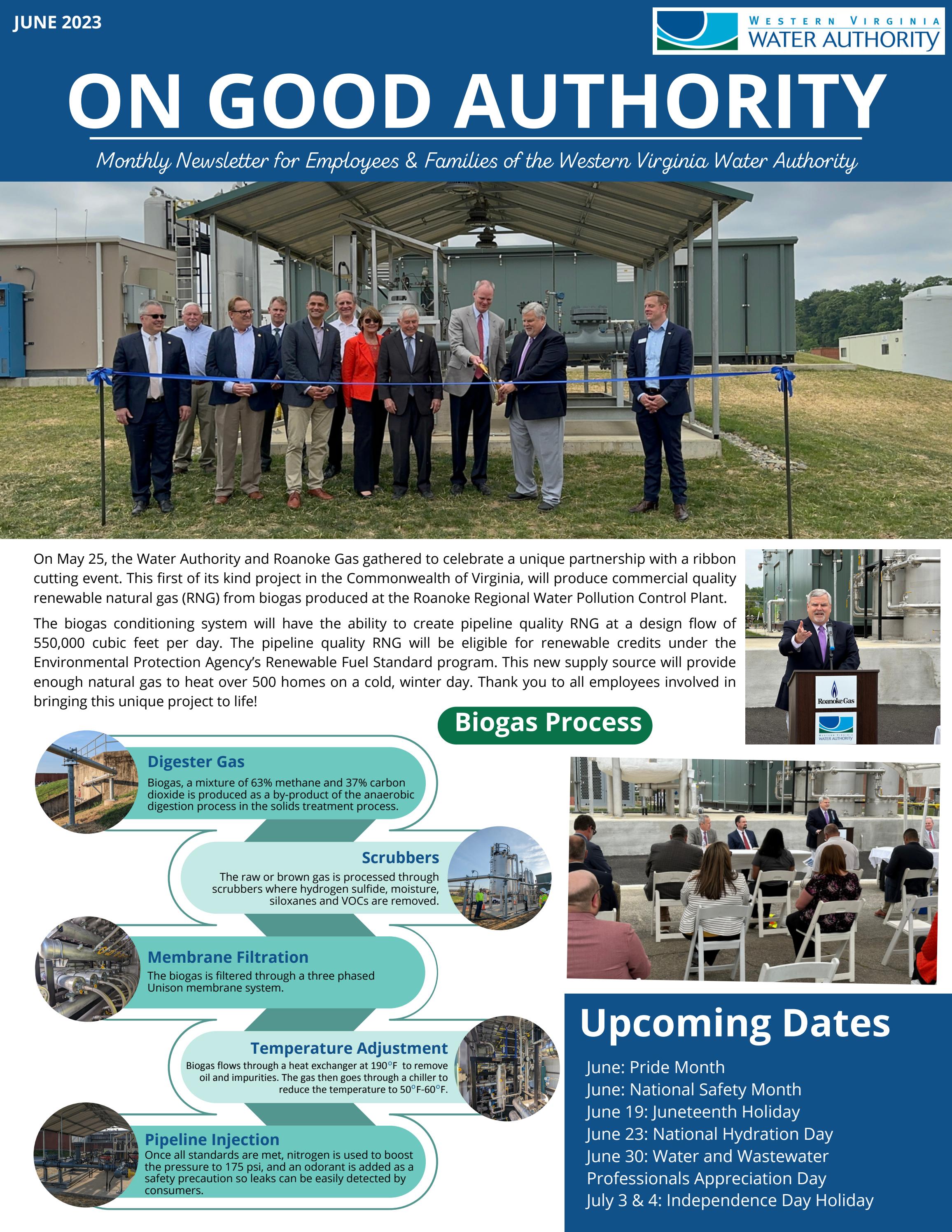 On Good Authority June 2023 by Western Virginia Water Authority - Issuu